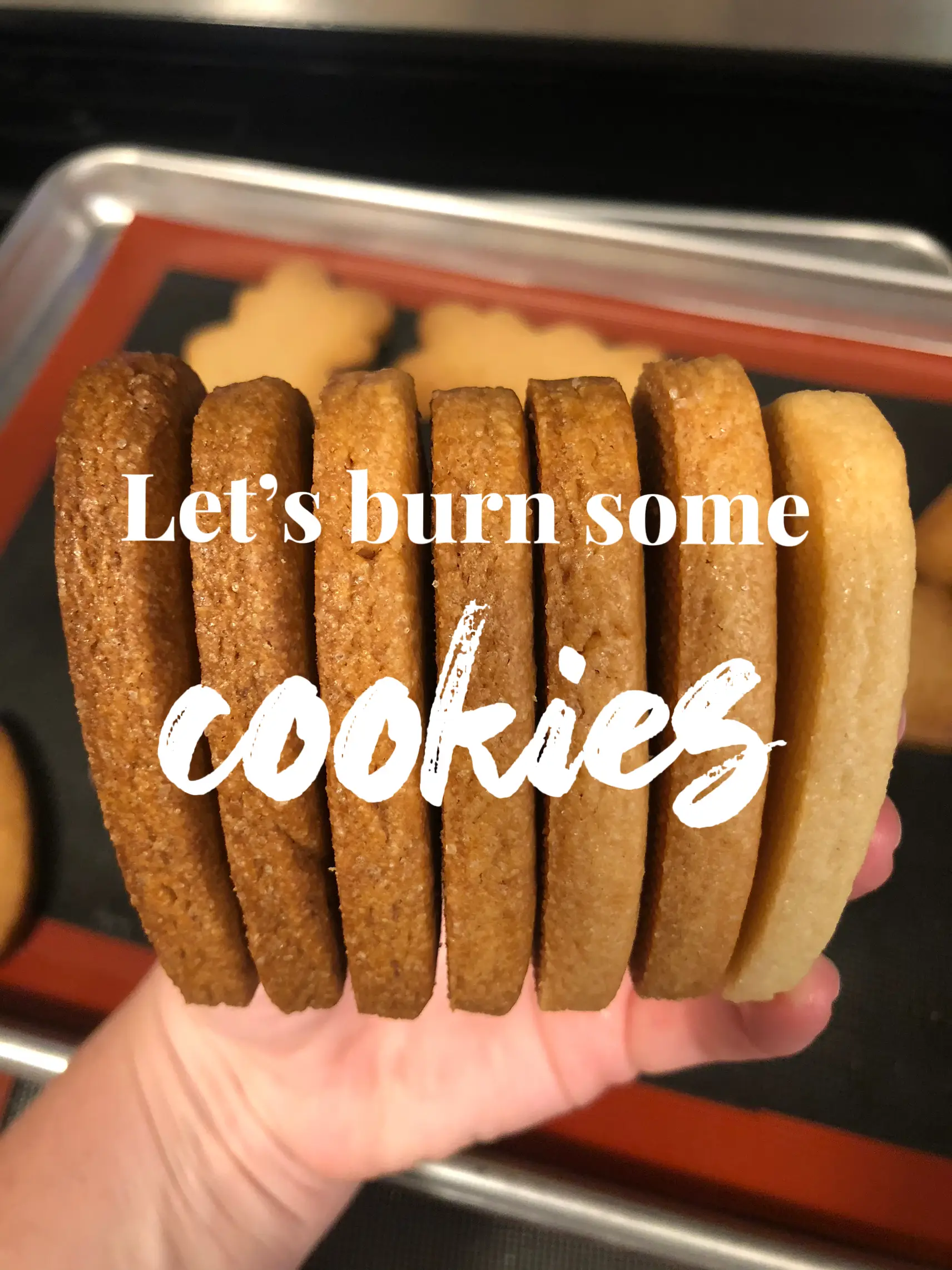 Distracted baker = burnt cookies 😩 | Gallery posted by Teeny & Biggs ...