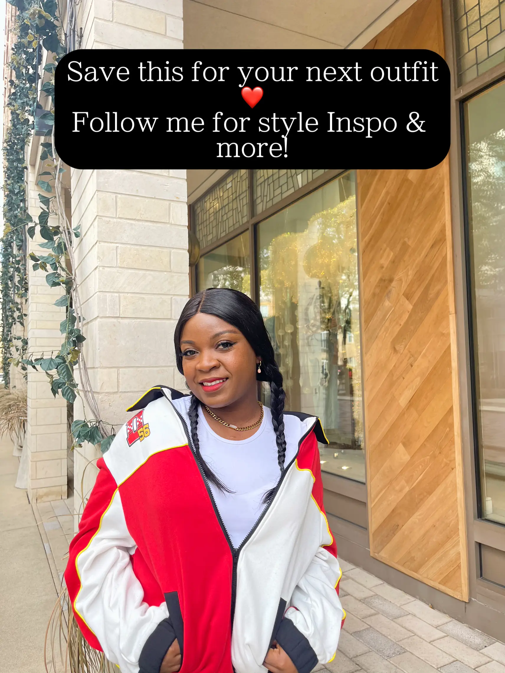 Varsity Jacket OOTD ️ | แกลเลอรีที่โพสต์โดย Sophia | Lemon8