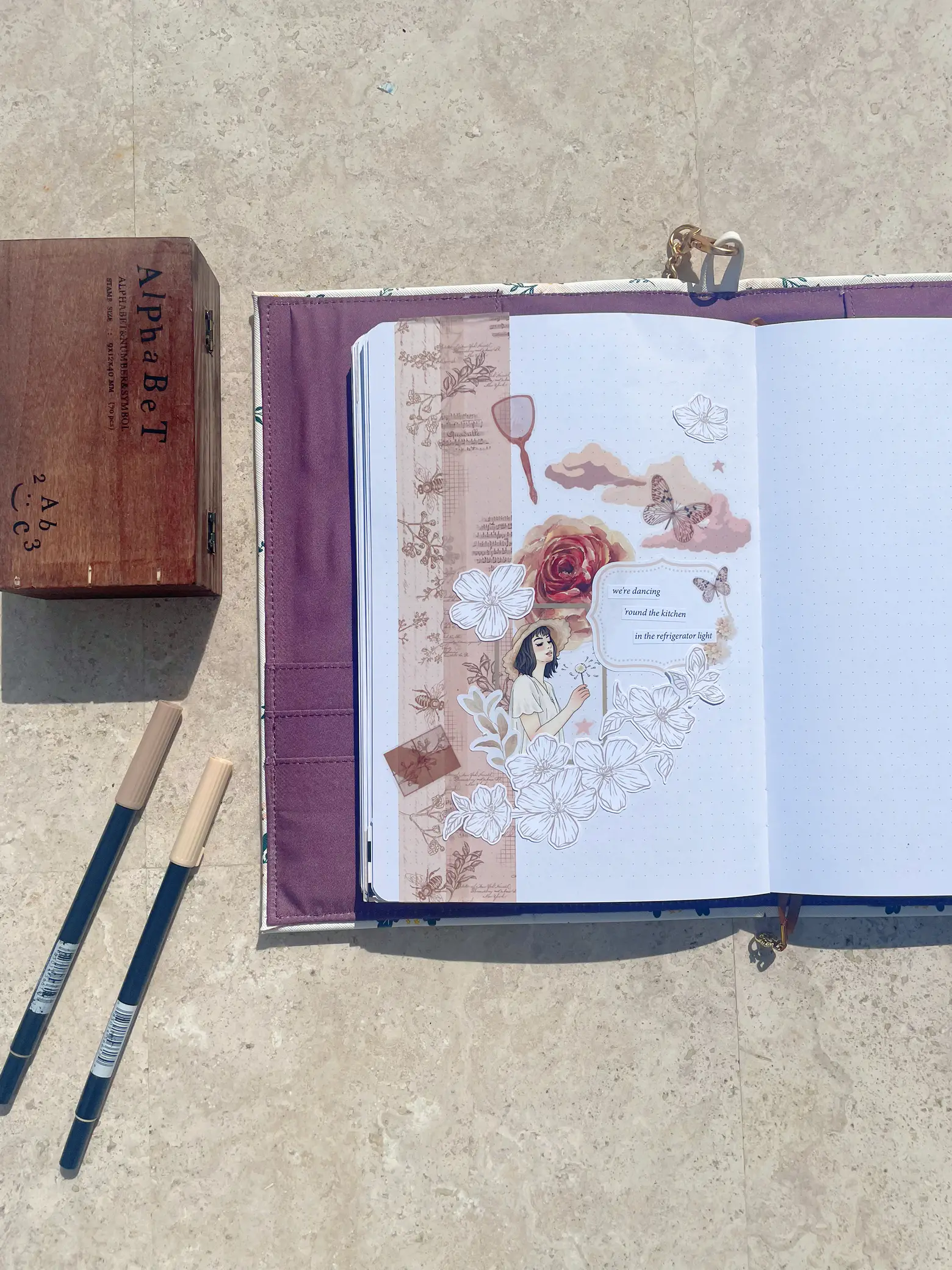 Collage Spread in my Bujo! | Gallery posted by Whitney | Lemon8