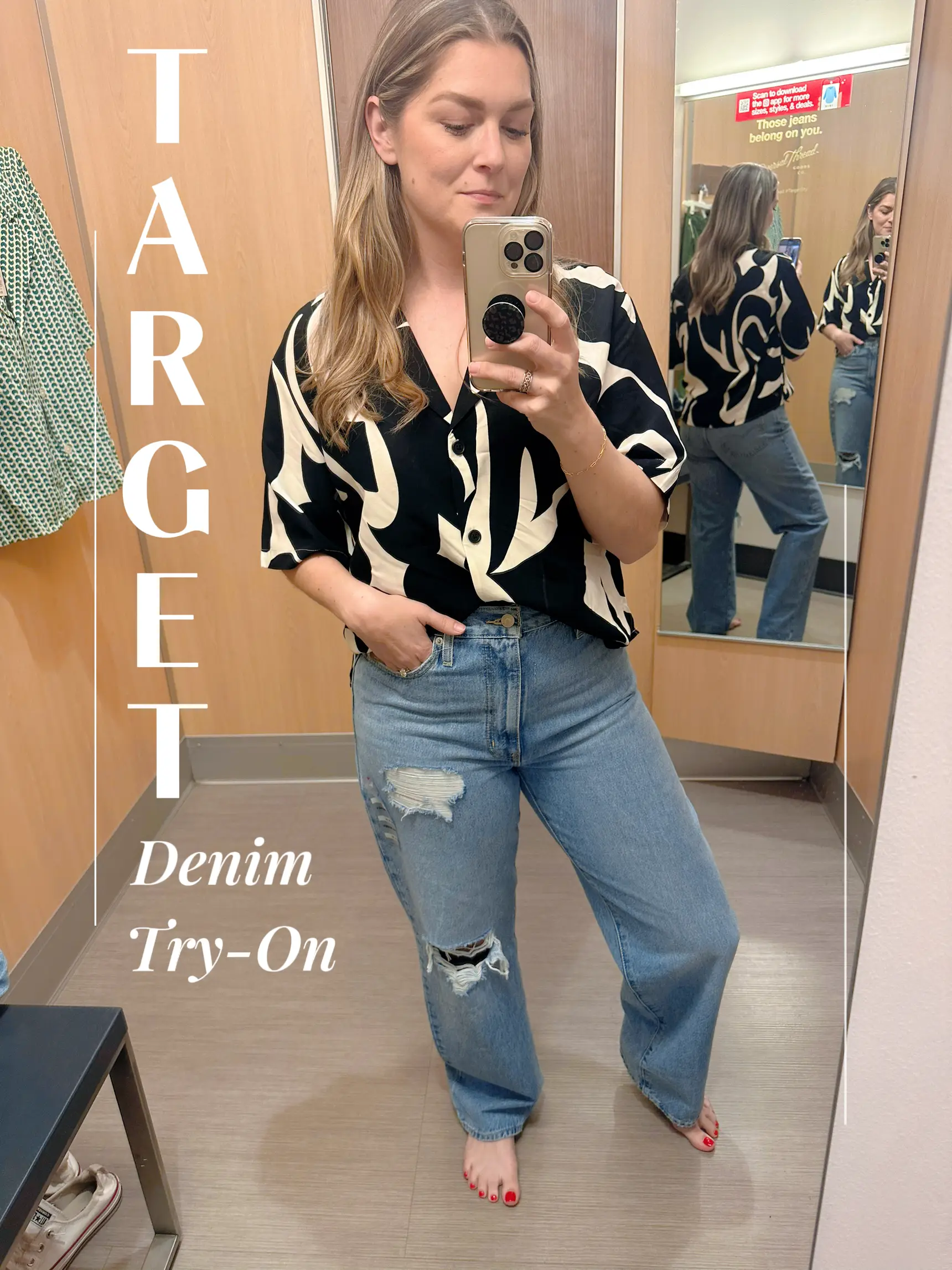 TARGET Denim Try-On | Gallery posted by DailyRae | Lemon8
