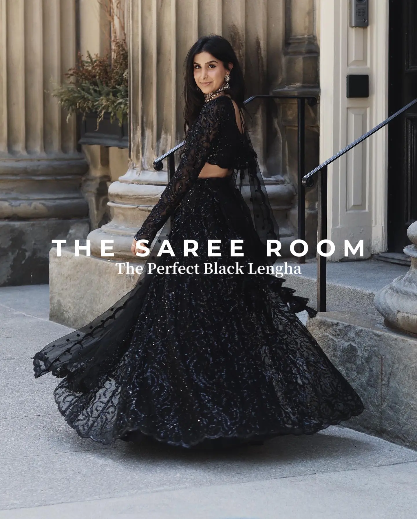 The Perfect Black Lengha | Gallery posted by Asmita Puri | Lemon8