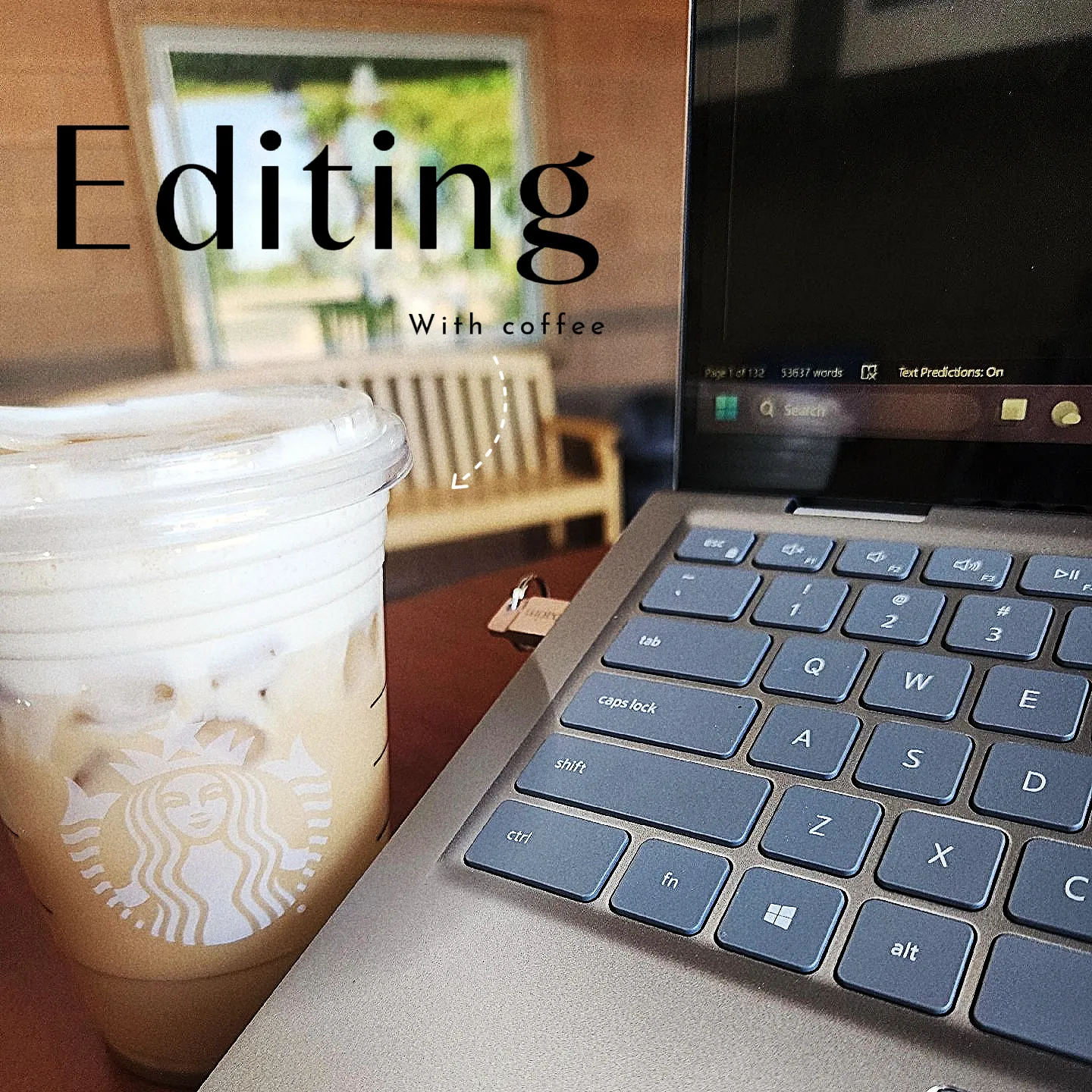 Editing & coffee | Gallery posted by christynwest | Lemon8