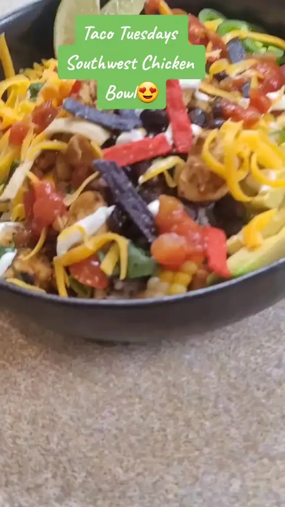 Taco Tuesdays ~ Southwest Chicken Bowls! | Video published by Culinary ...