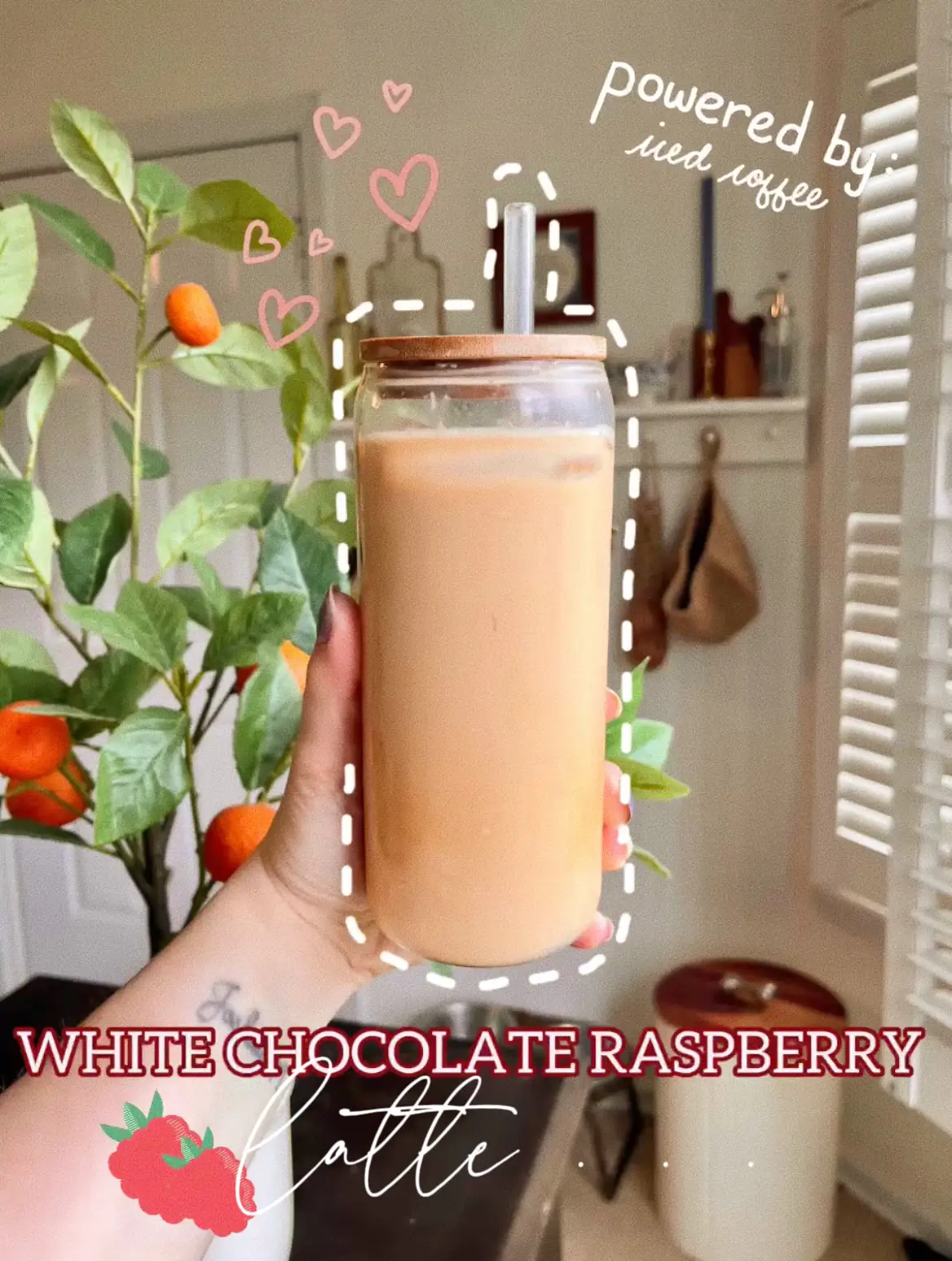 🧋 white chocolate raspberry latte 🧋 | แกลเลอรีที่โพสต์โดย Becca’s ...