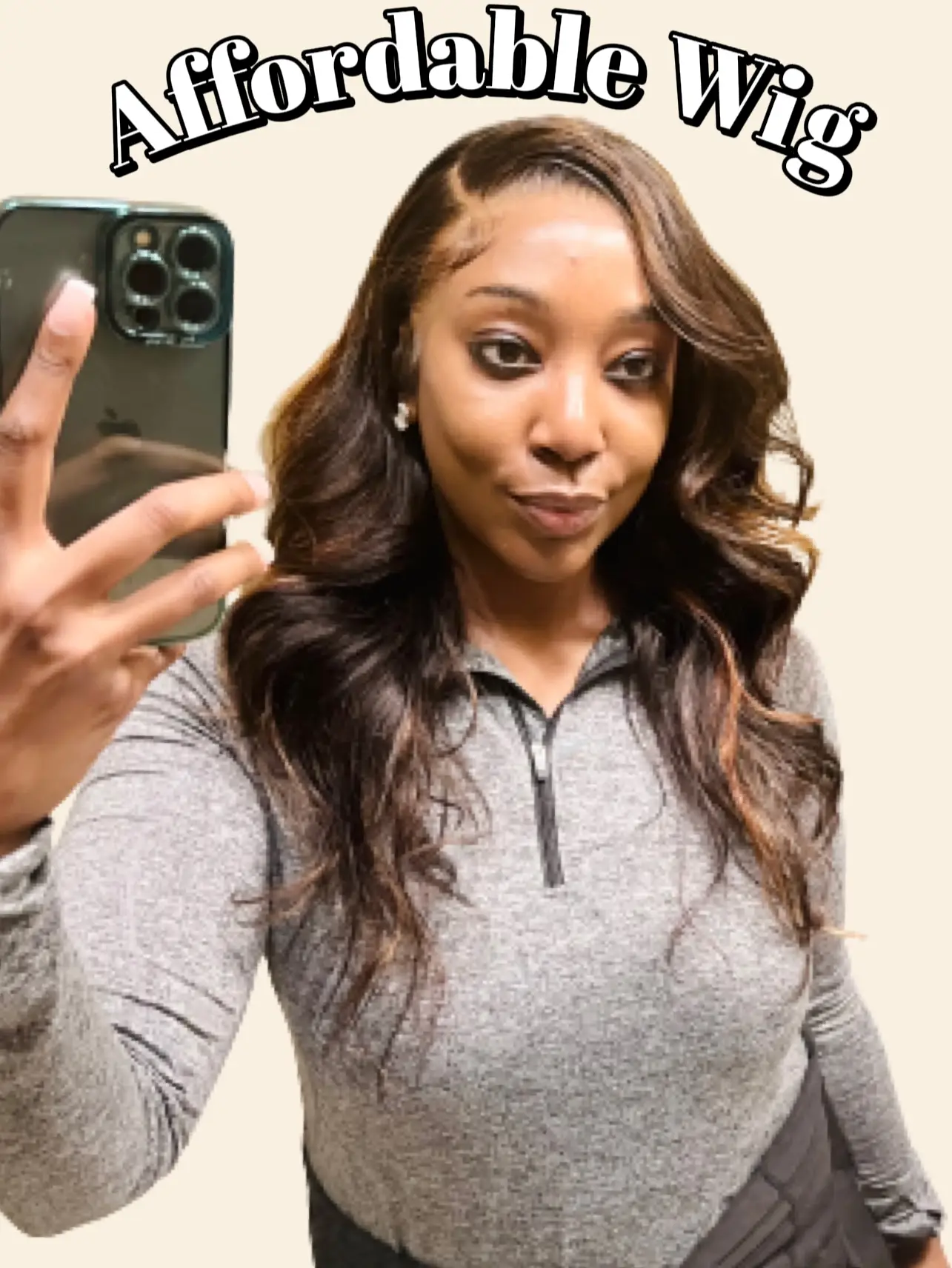 TEMU Wig 13x4 Lace Frontal Wig | Video published by Taylor B. | Lemon8