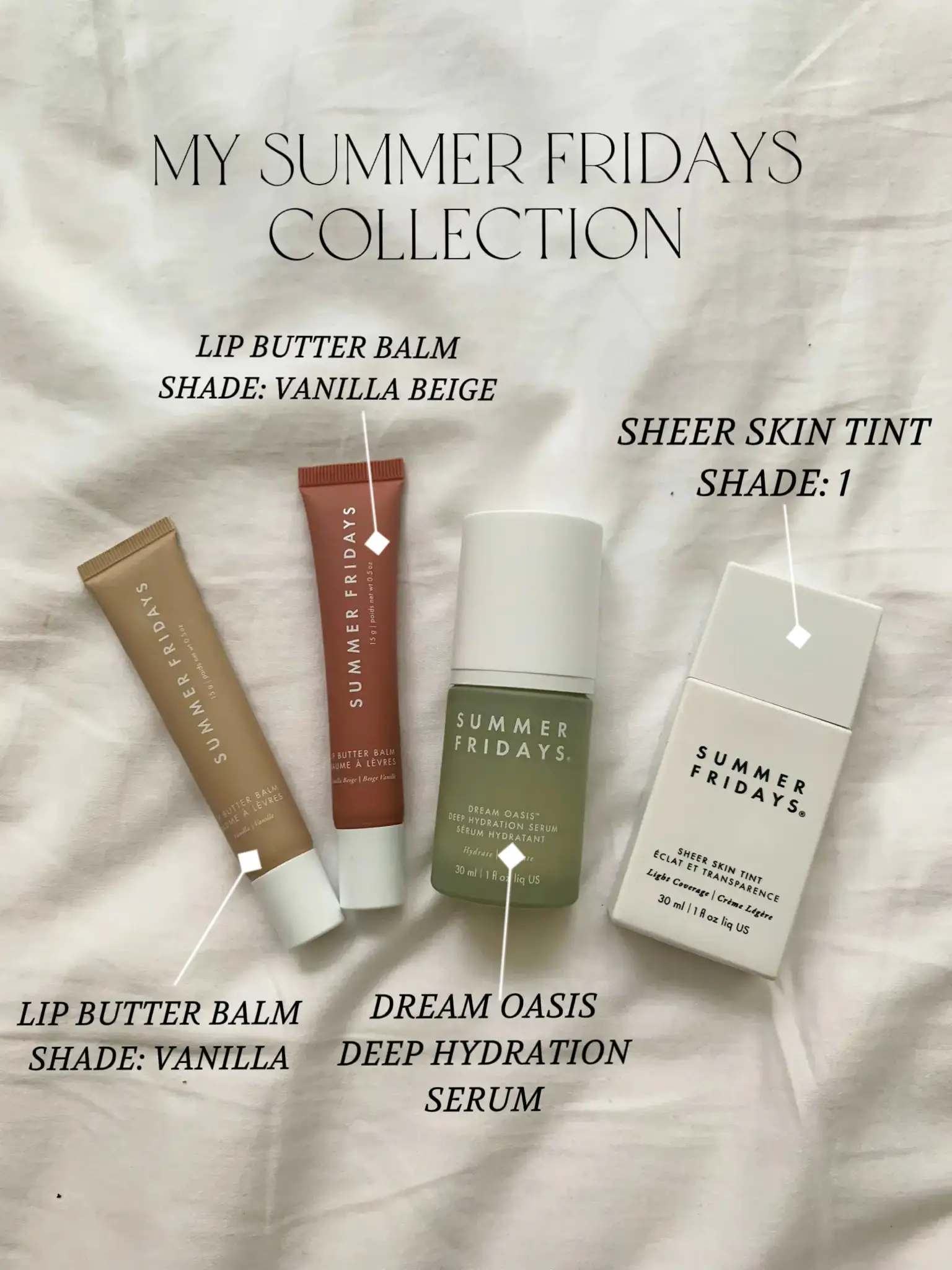 💛SUMMER FRIDAYS COLLECTION💛 | แกลเลอรีที่โพสต์โดย Drew | Lemon8