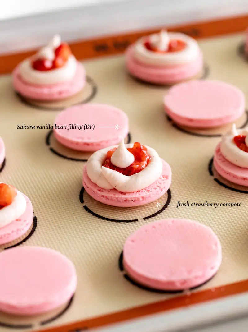 Sakura Cherry Blossom Macarons | แกลเลอรีที่โพสต์โดย Brandi Reid | Lemon8