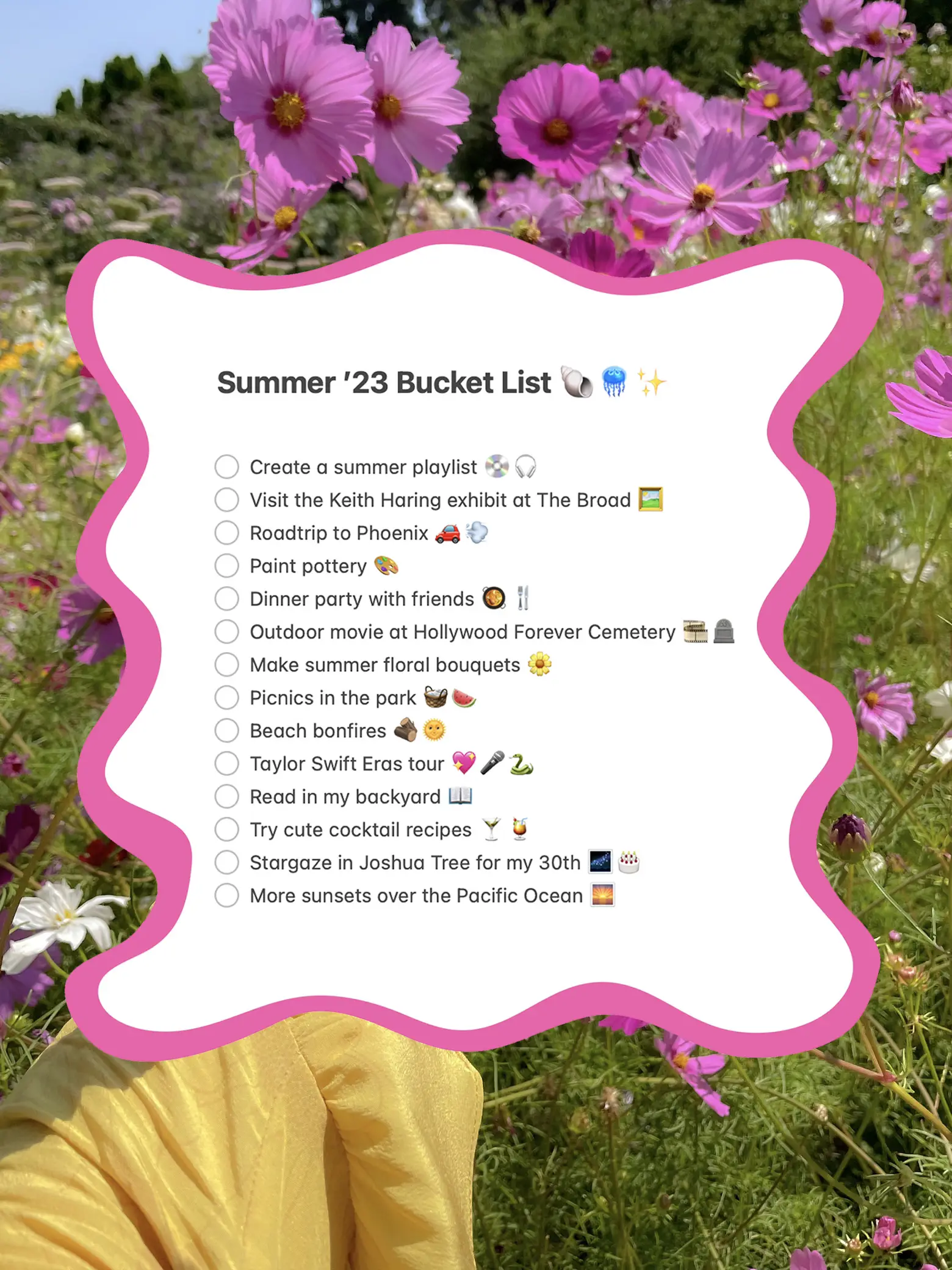 aesthetic summer bucket list inspo | แกลเลอรีที่โพสต์โดย rebekah | Lemon8