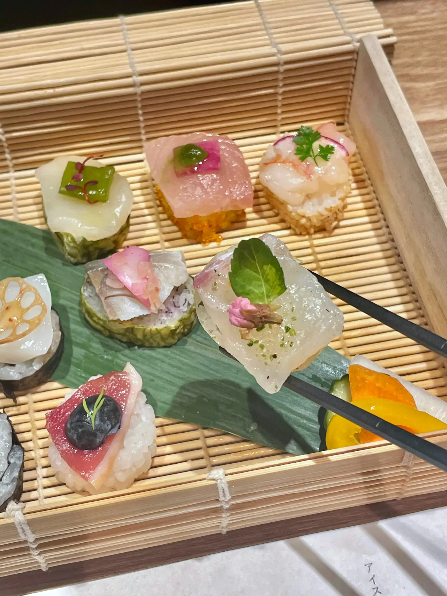 Kyoto colorful and cute canapé-style sushi roll🍣🥢 | Gallery posted by ...