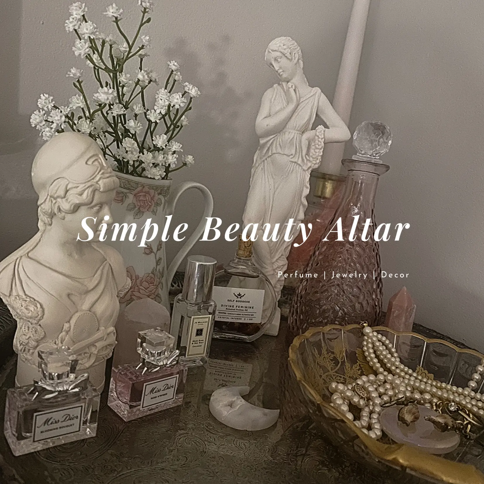 Simple Beauty Altar Idea 🥀 | Gallery posted by Themoongoddess | Lemon8