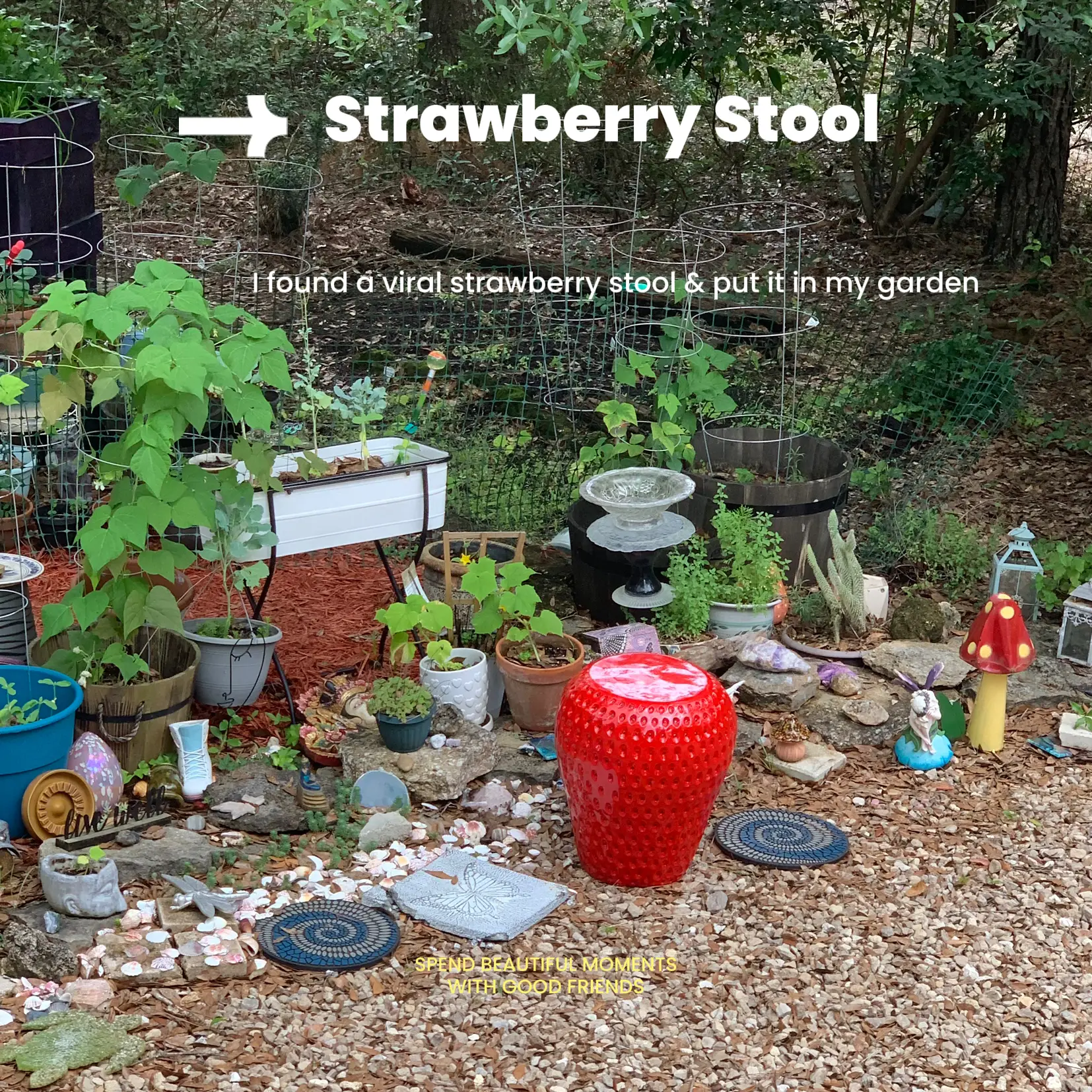 I found a strawberry stool! | Gallery posted by SarcasticFriend | Lemon8