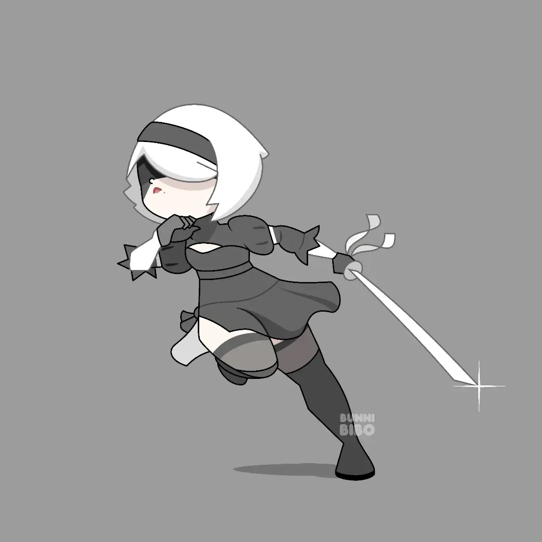 Chibi 2b | Gallery posted by Bunnibibo | Lemon8