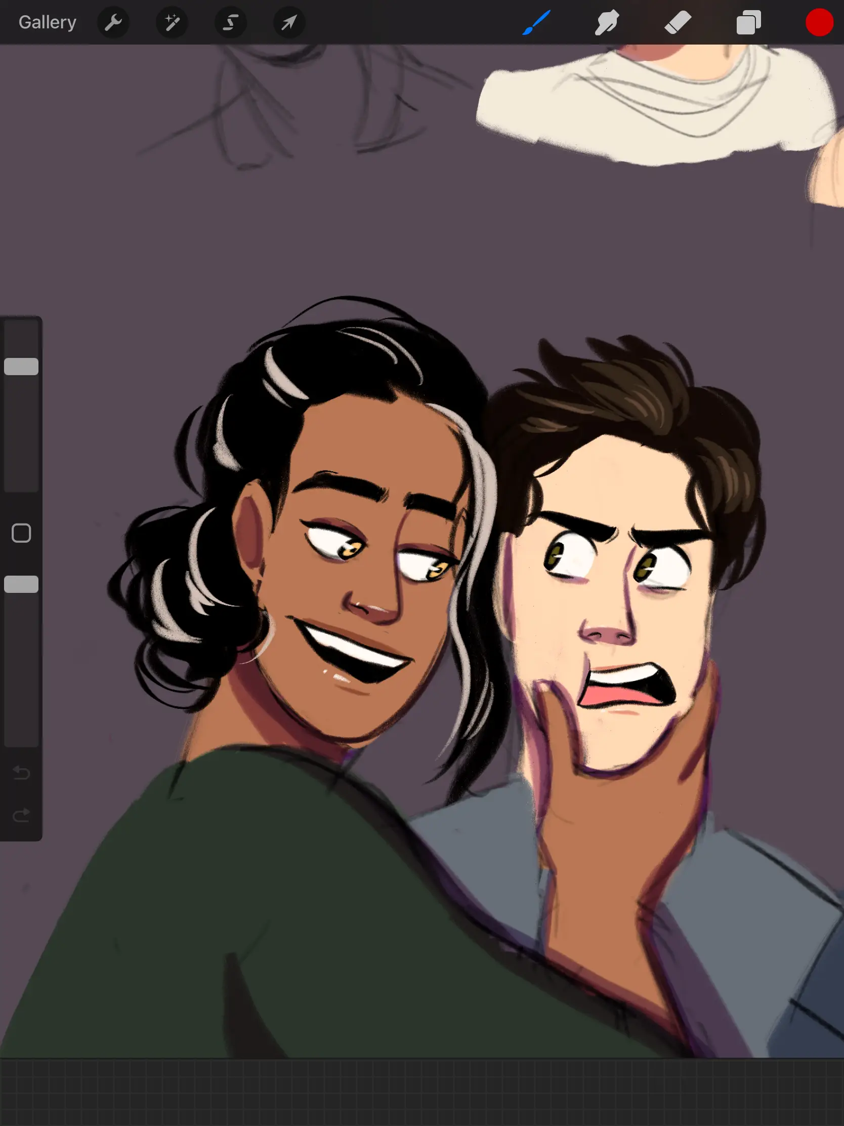 My Webtoon OC before and after practicing anatomy | Gallery posted by ...