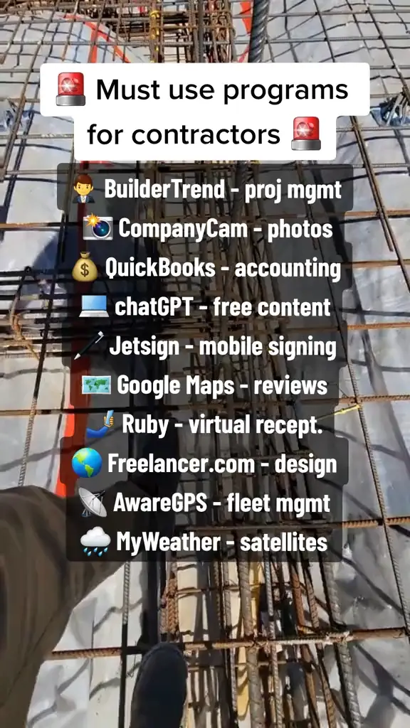 apps for contractors | Video published by Zachary Rose | Lemon8