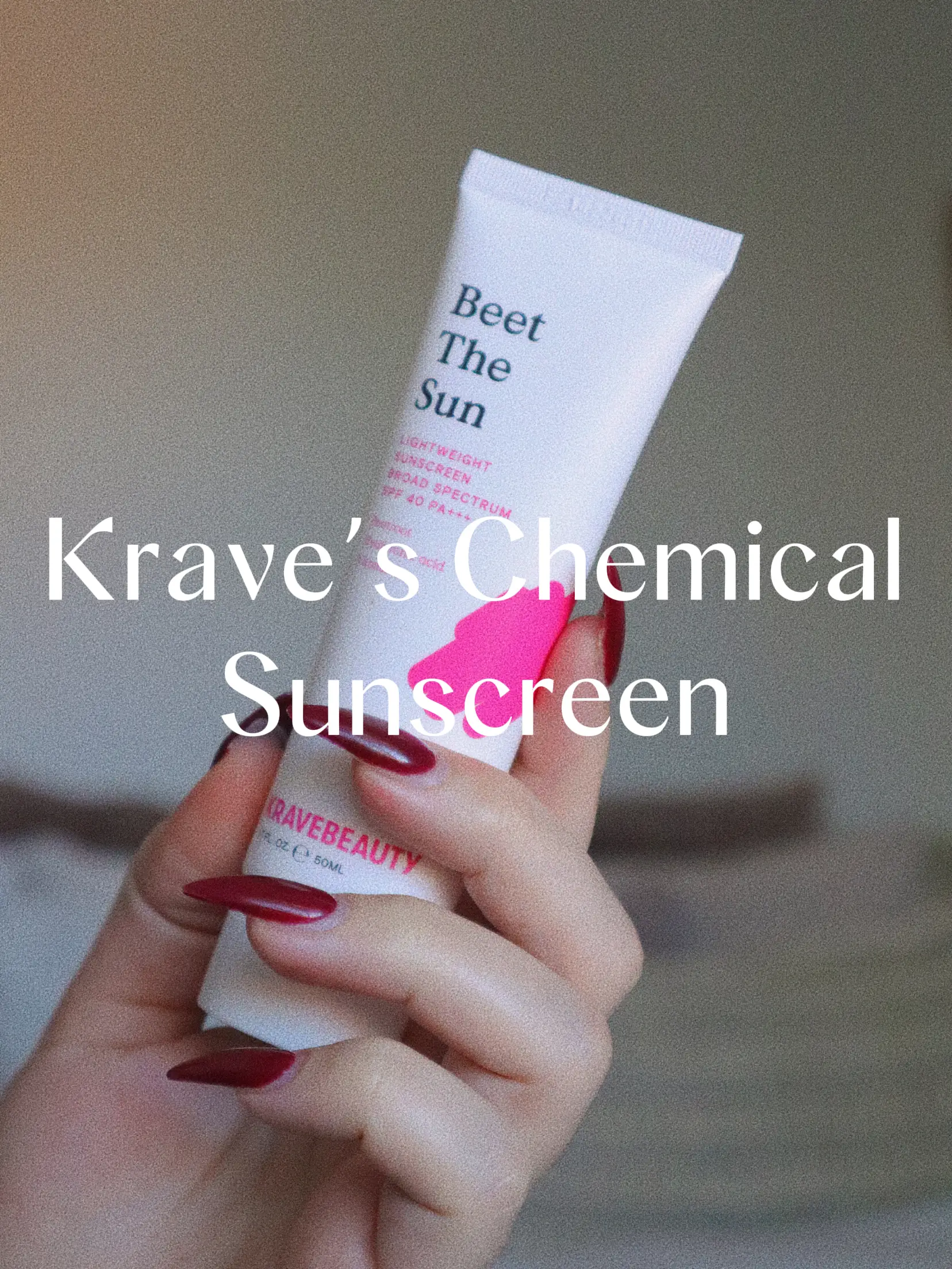 Krave Beauty’s NEW Chemical Sunscreen | Video published by Simplee Kevin | Lemon8