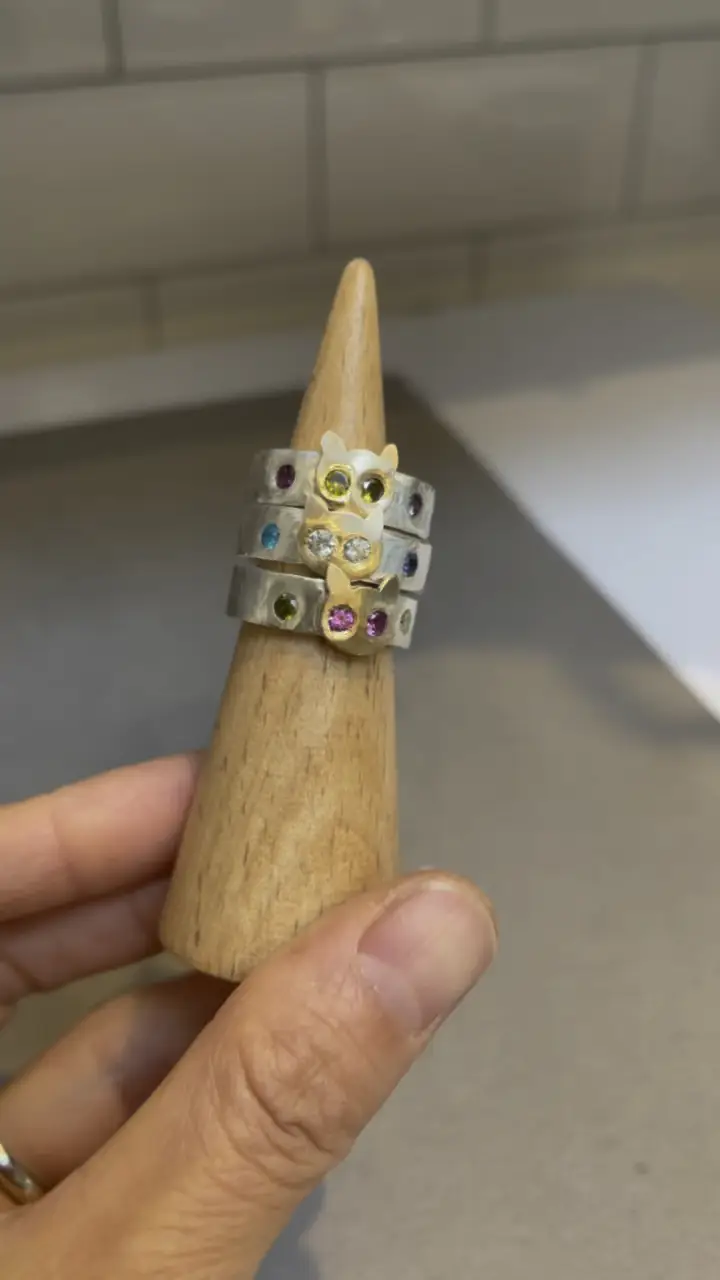 Artisanlab handcrafted candy kitty rings 😻 | Video published by ...