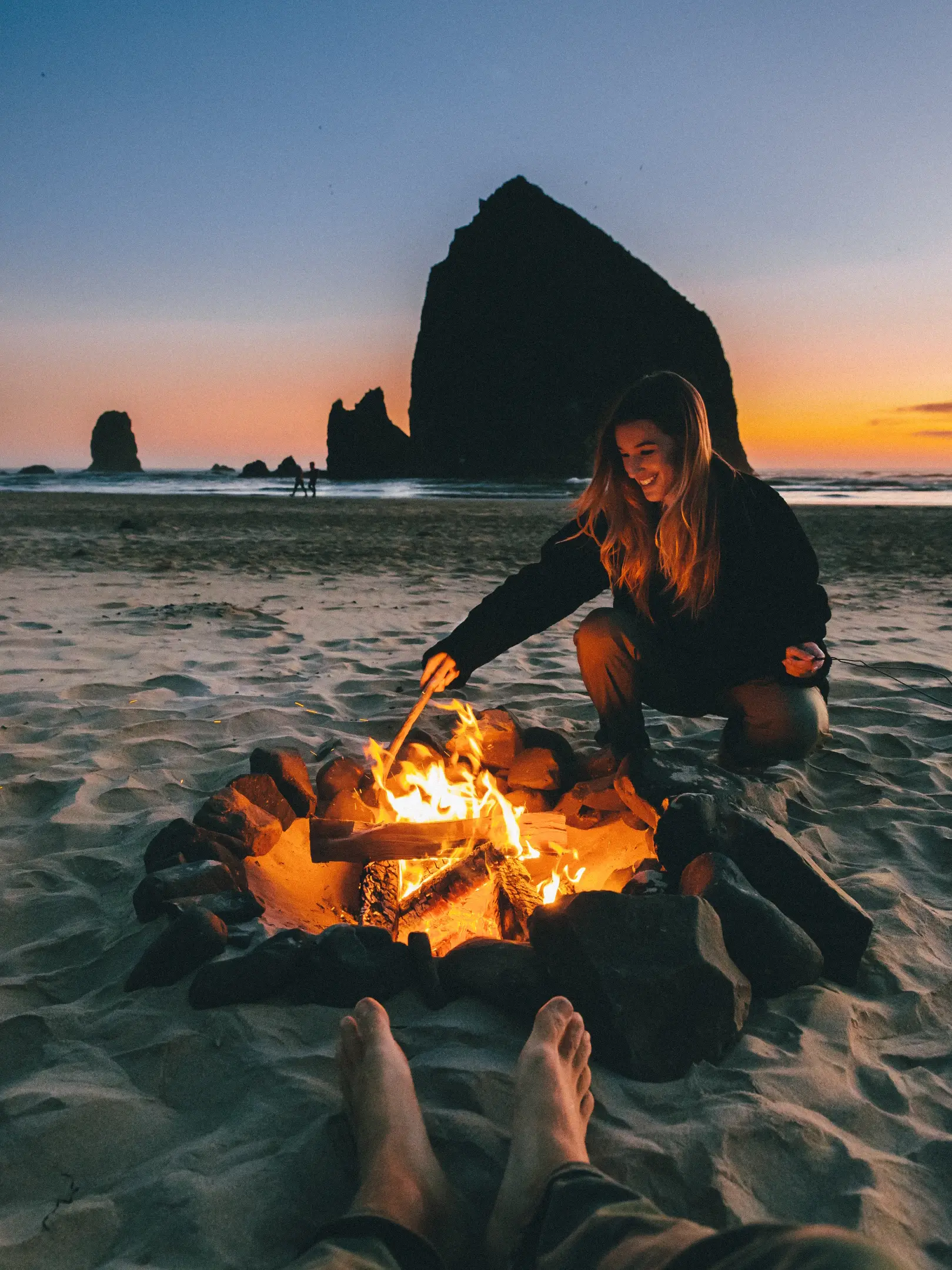 Beach Bonfire in Oregon | Gallery posted by Nicole Knox | Lemon8