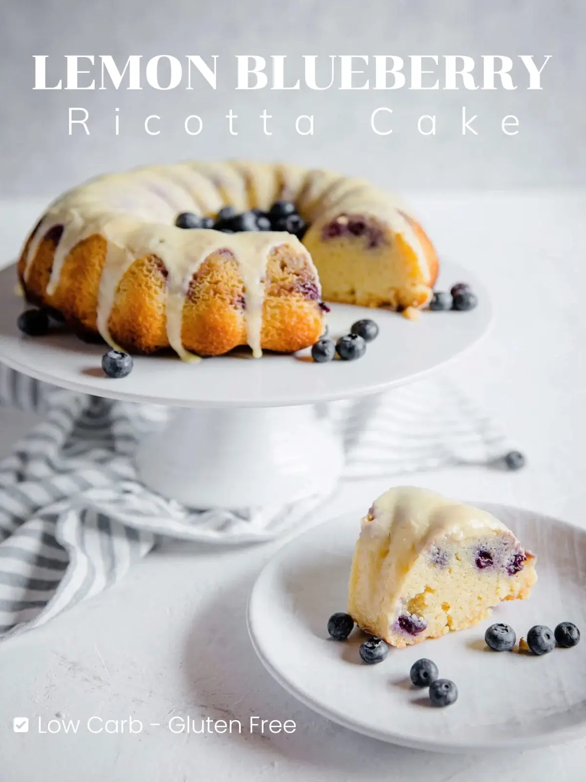 Lemon Blueberry Ricotta Cake -low carb gluten free | Gallery posted by ...