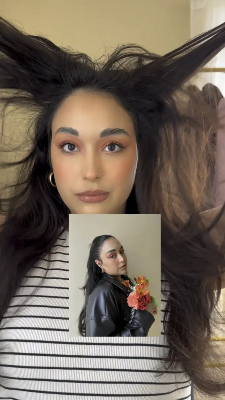 Sleek half up half down look | Video published by Desireemfloyd | Lemon8