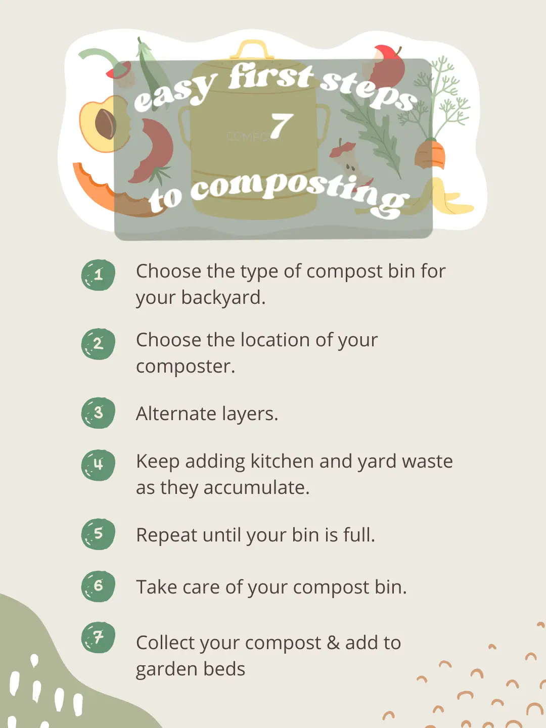 7 easy steps to start composting | Gallery posted by 𝙼𝚢𝚁𝚊𝚗𝚍𝚊 | Lemon8