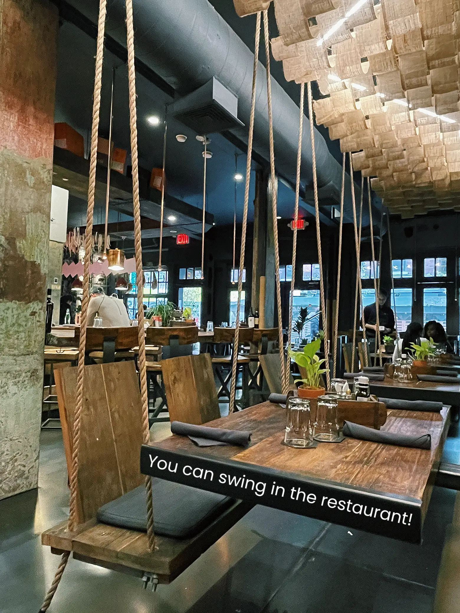 NYC | The Italian restaurant where you can swing | Gallery posted by Big Croco | Lemon8