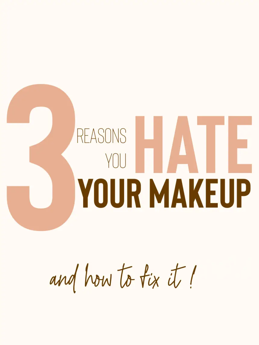 3 reasons you HATE your MAKEUP ⬇️ | วิดีโอที่เผยแพร่โดย Ali Simanski ...