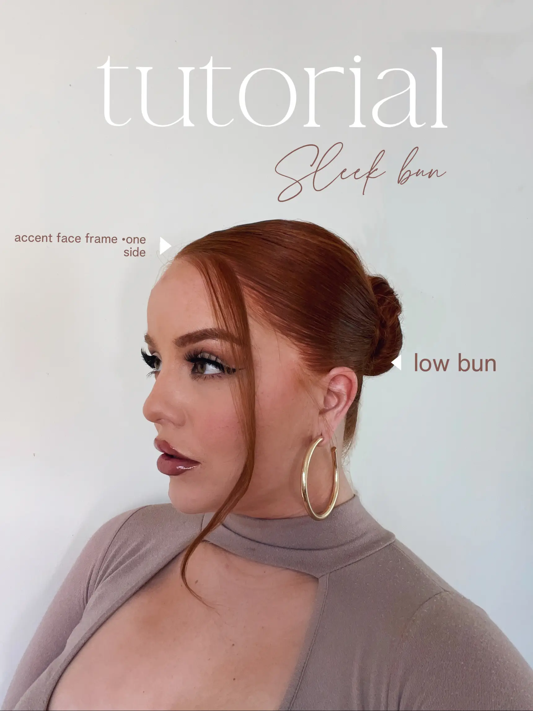 Elevated Sleek bun | Video published by Kaylakayyy | Lemon8