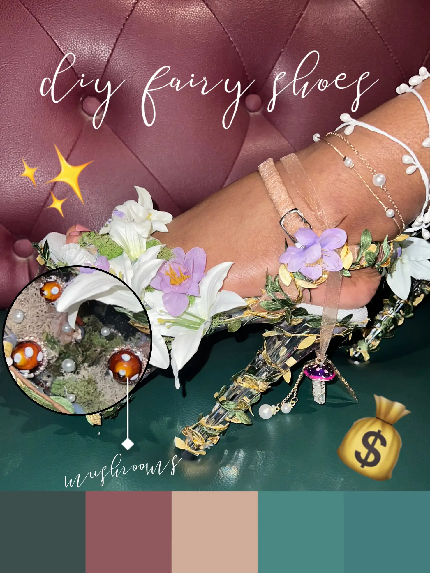 DIY FAIRY SHOES 🧚🏾‍♀️ | แกลเลอรีที่โพสต์โดย Demi Tanelle | Lemon8