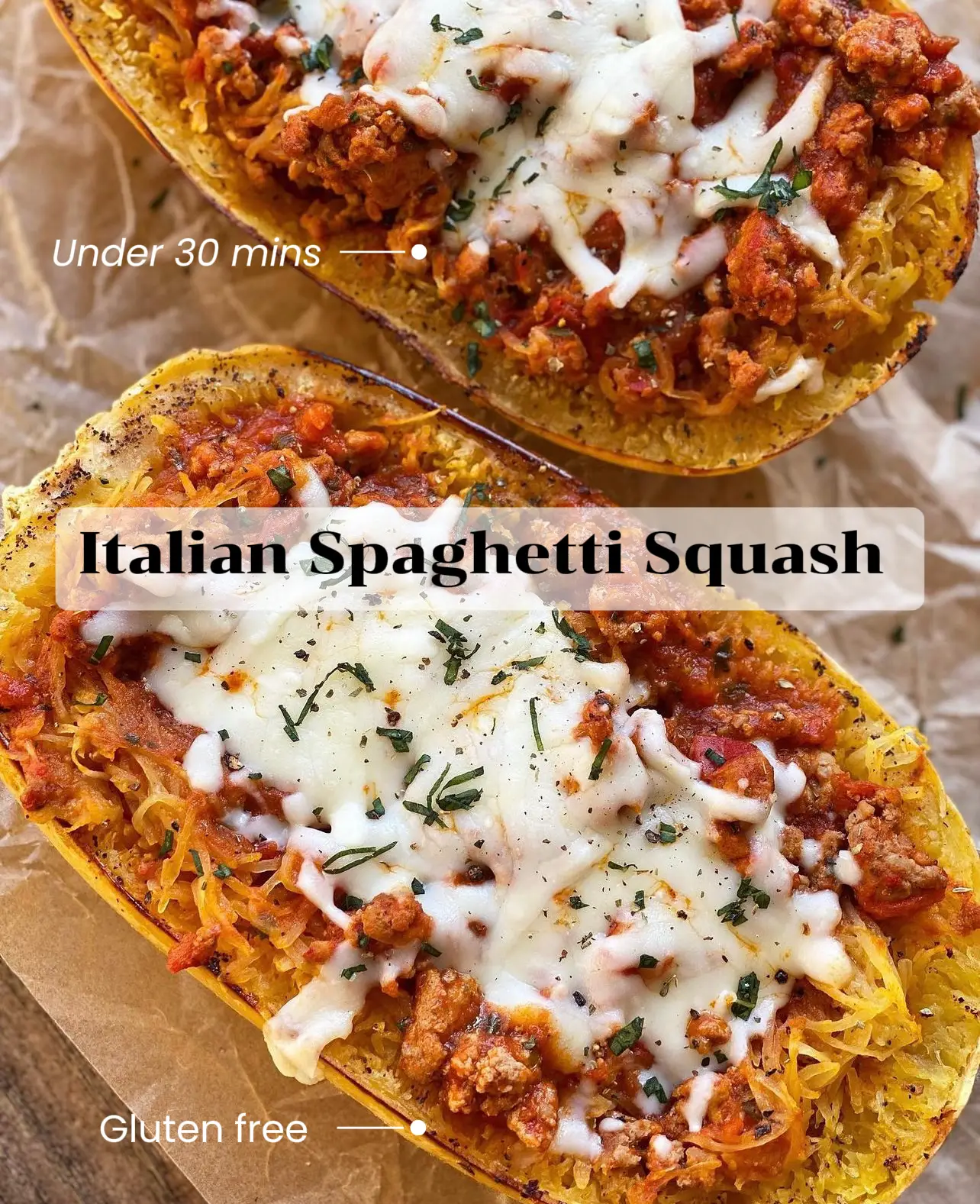 ITALIAN SPAGHETTI SQUASH 🍝 | Gallery posted by Siddhi Sawant | Lemon8