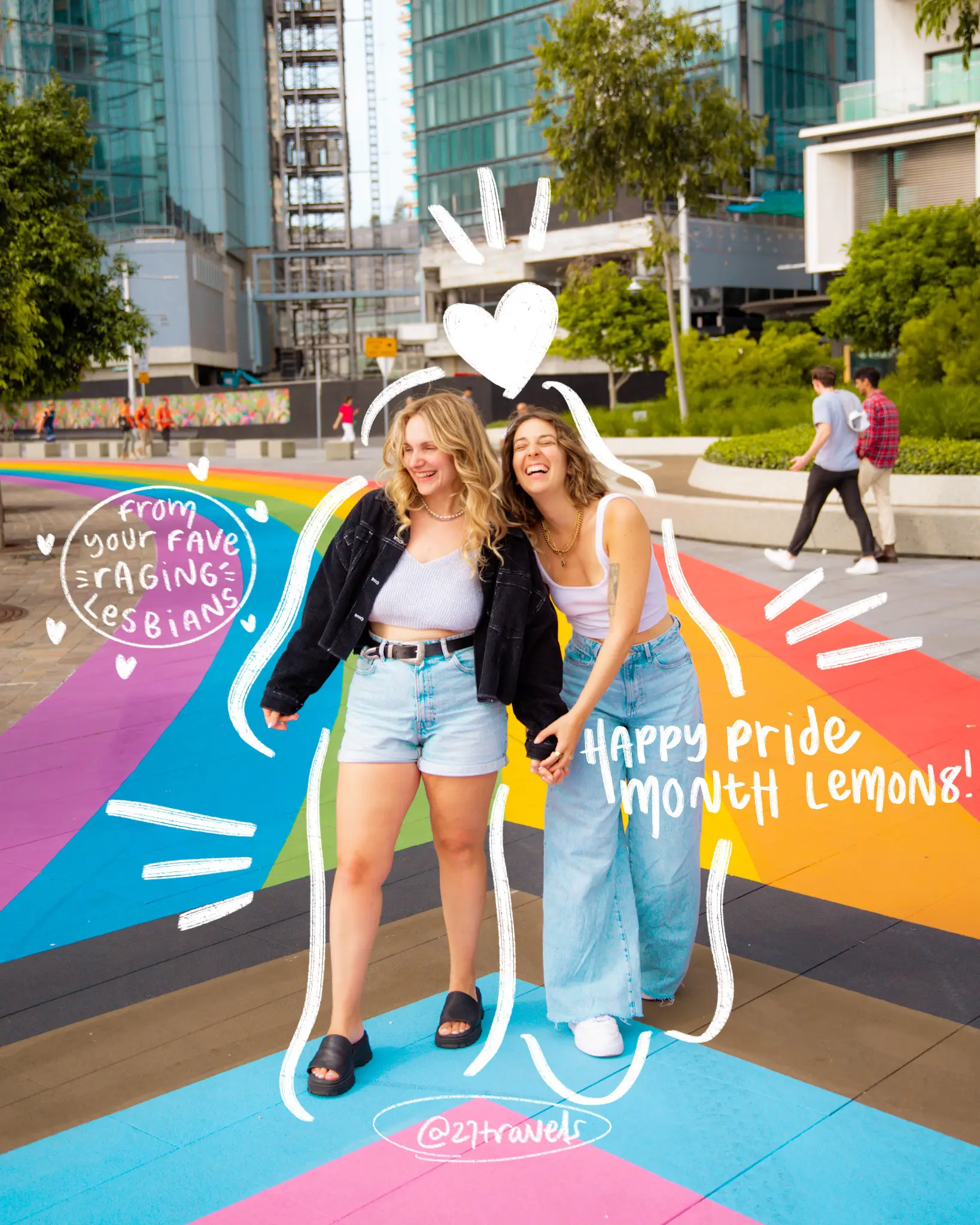 Happy pride month lemon8 🏳️‍🌈 | แกลเลอรีที่โพสต์โดย Gabi + Shanna | Lemon8