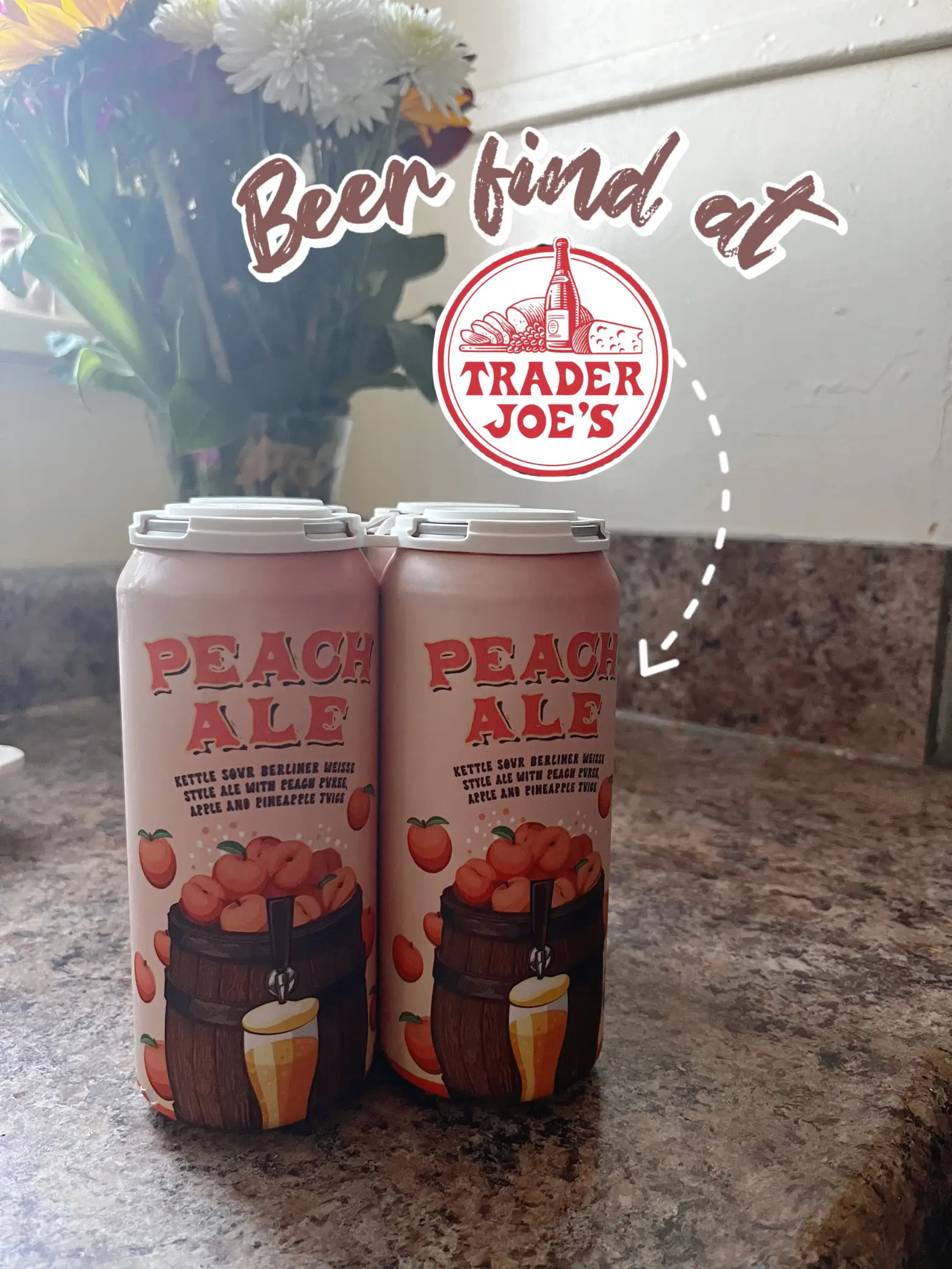Peach beer from Trader Joe’s🍑 | Gallery posted by Natalie🌱 | Lemon8