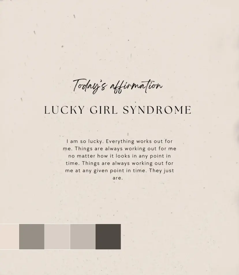 lucky girl syndrome wallpaper - Lemon8 Search