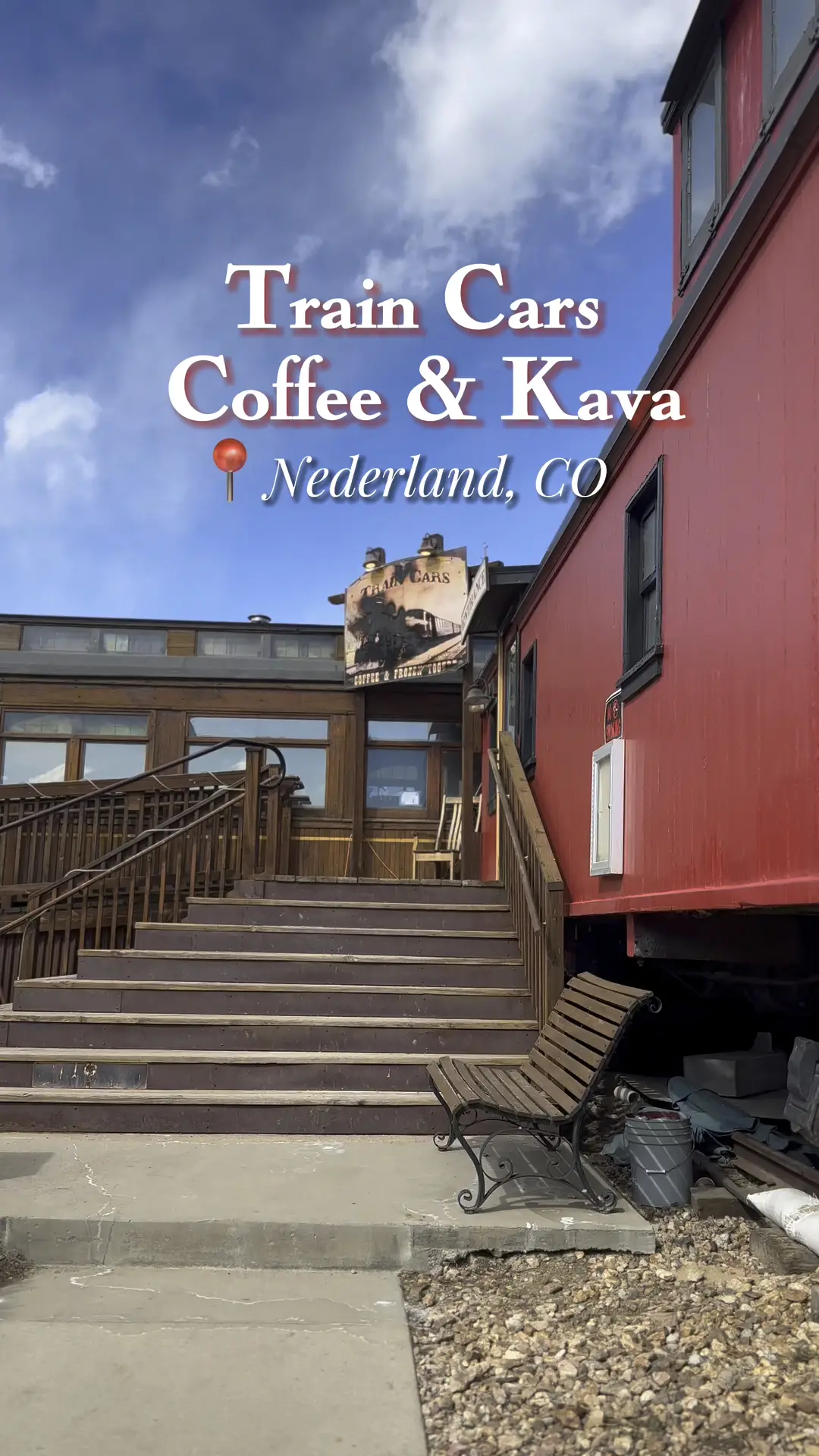 Train Car Coffee Shop | Video published by Jade & Addie | Lemon8