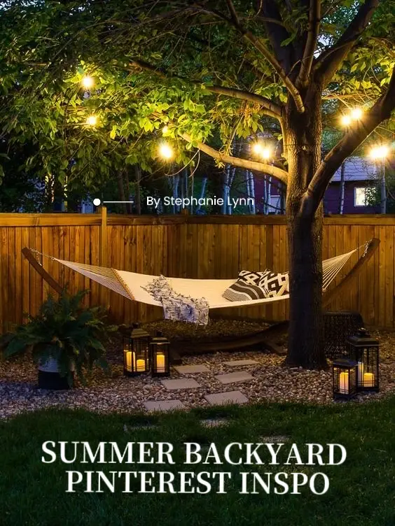 Summer Night Backyard Pinterest Inspo | Gallery posted by Hometalk | Lemon8