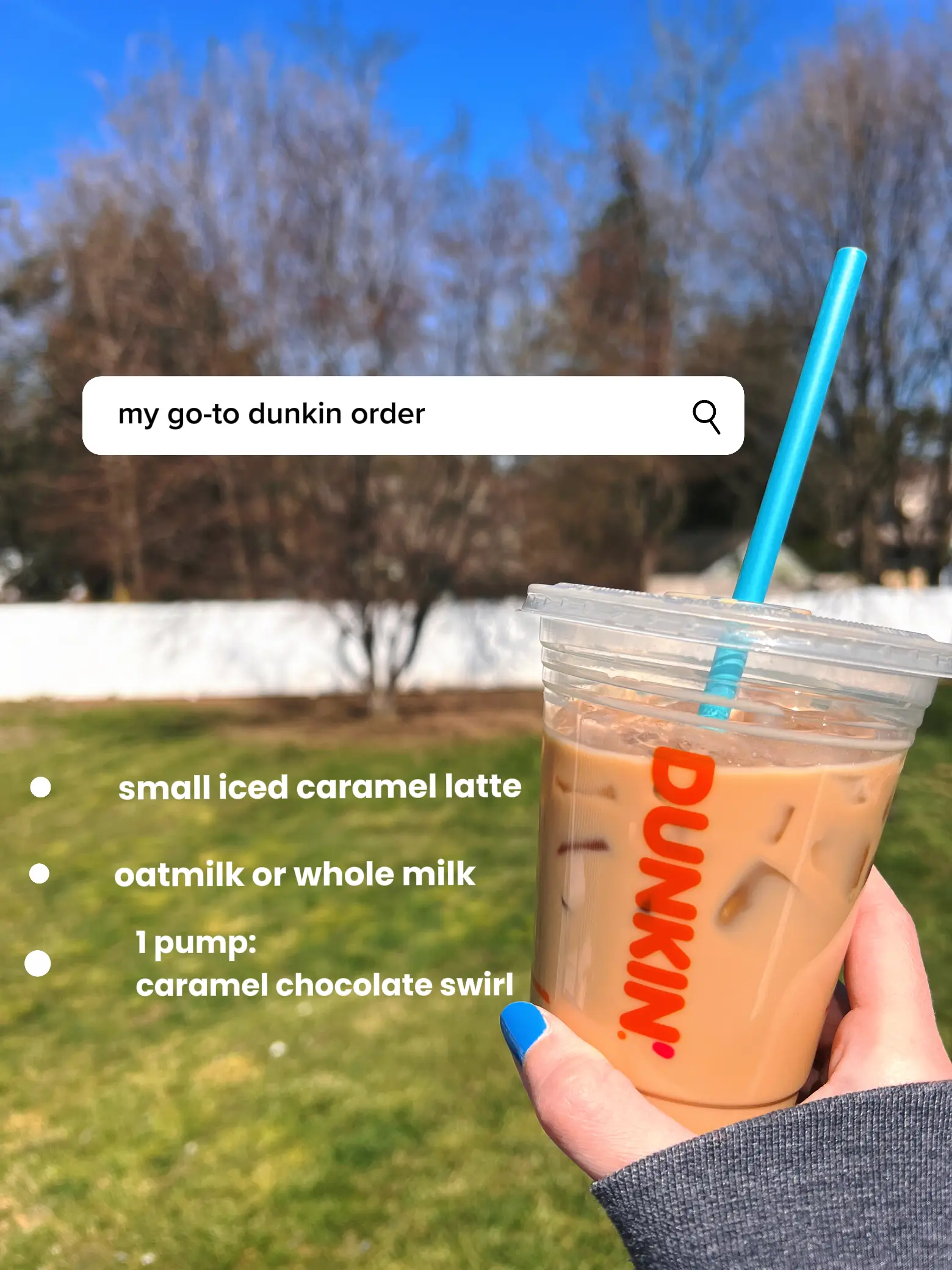 Simple, easy, go-to Dunkin’ order. | Gallery posted by Brittney | Lemon8