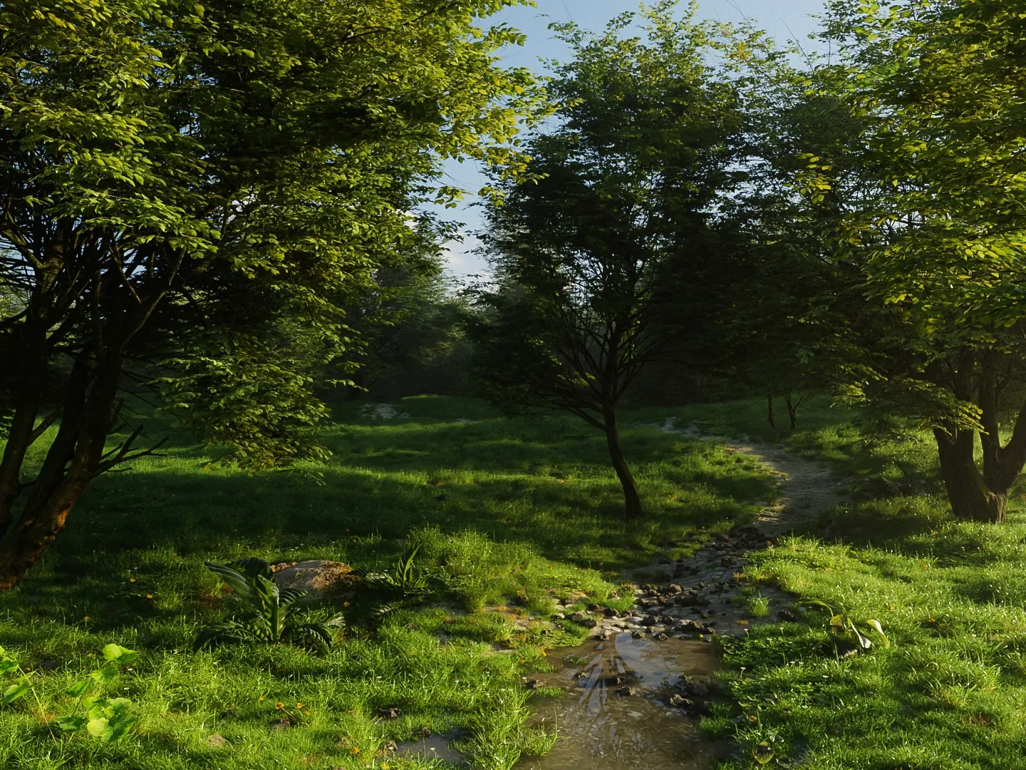 3D Forest in Blender 3.5 ! | Gallery posted by 3D.PIK | Lemon8
