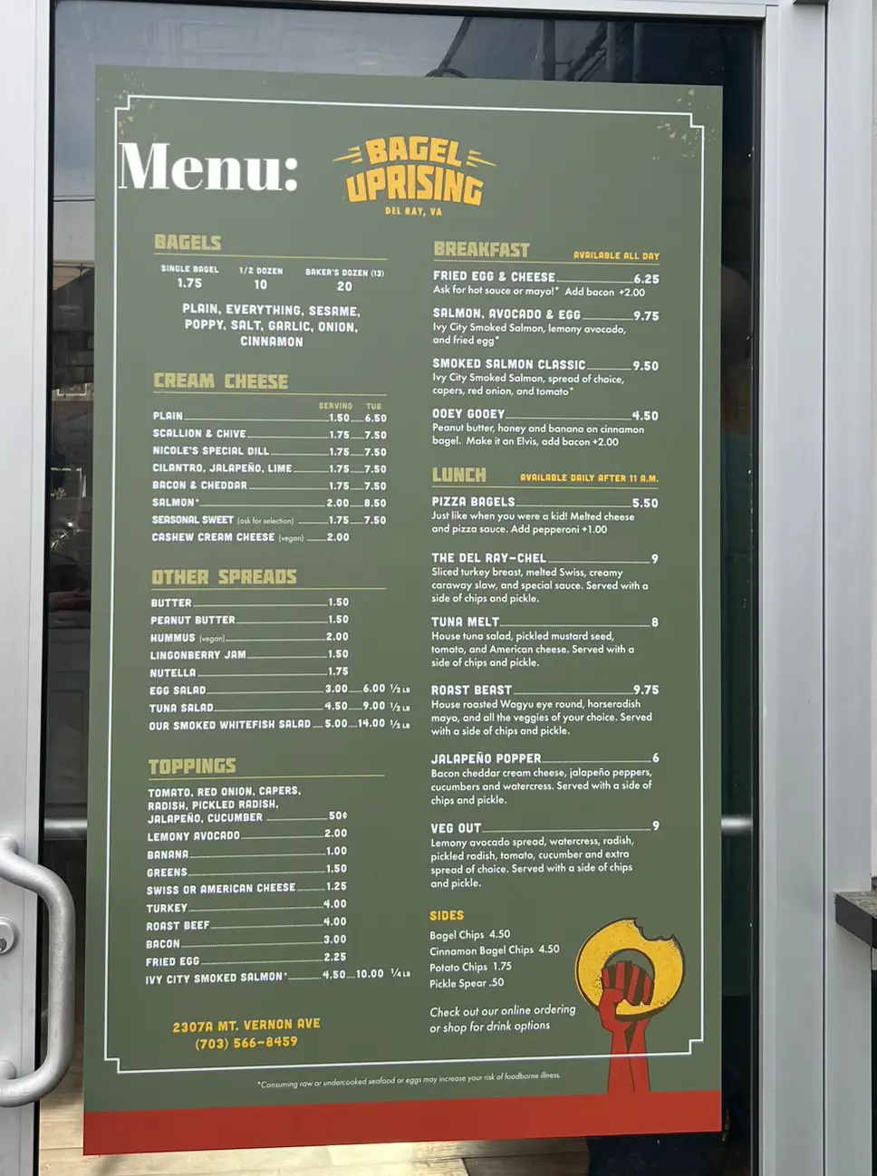 Bagel Uprising in Del Rey VA | Gallery posted by gothcider | Lemon8