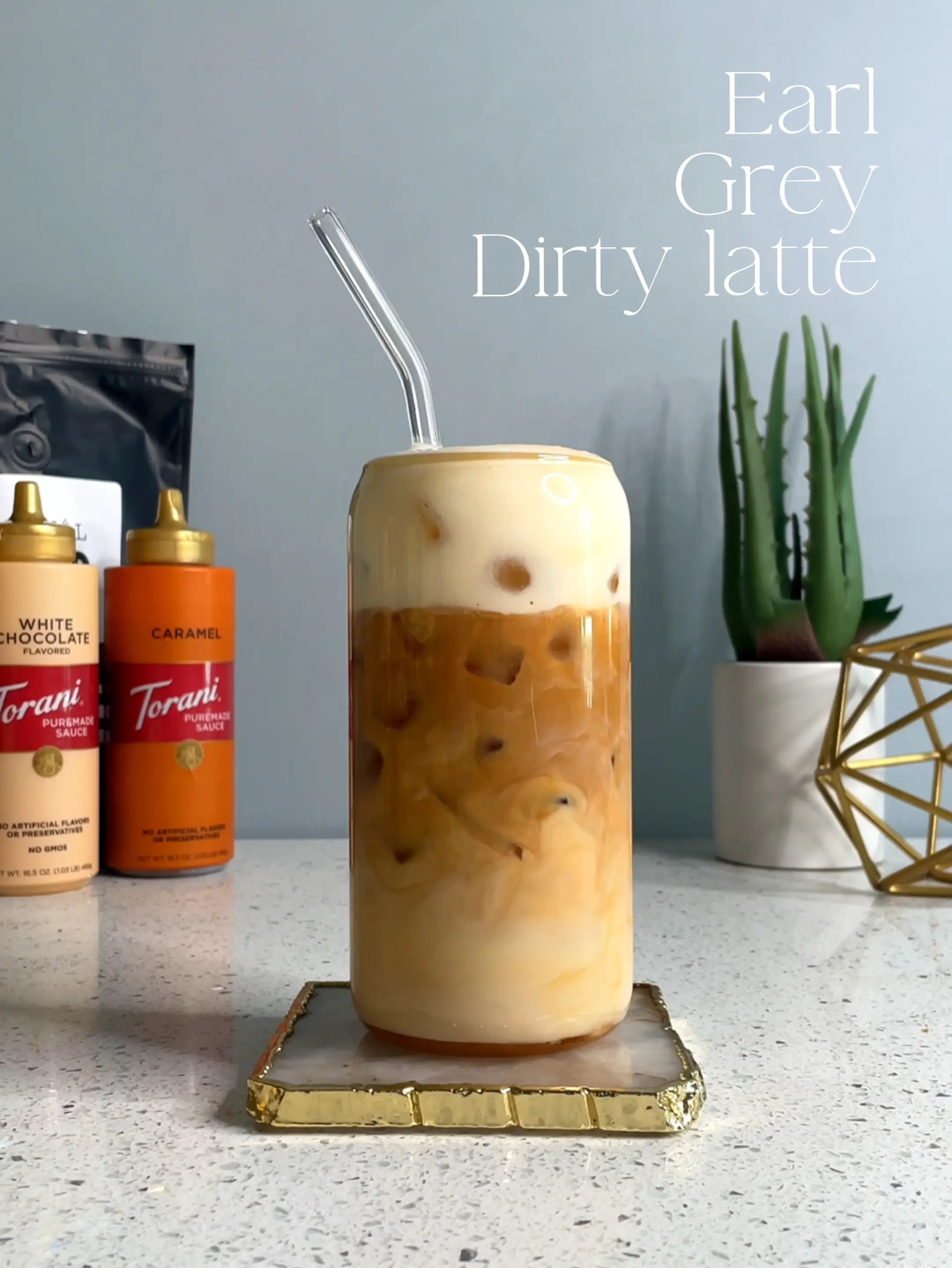 Earl Grey dirty latte | Video published by unusual BLEND | Lemon8