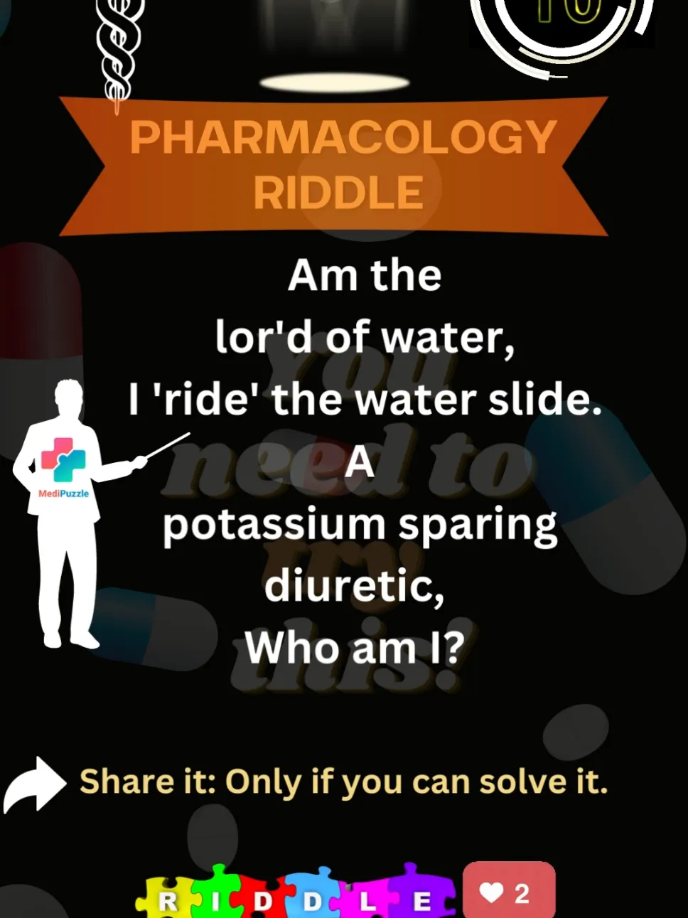 Pharmacology riddles | Video published by Medipuzzle Game | Lemon8