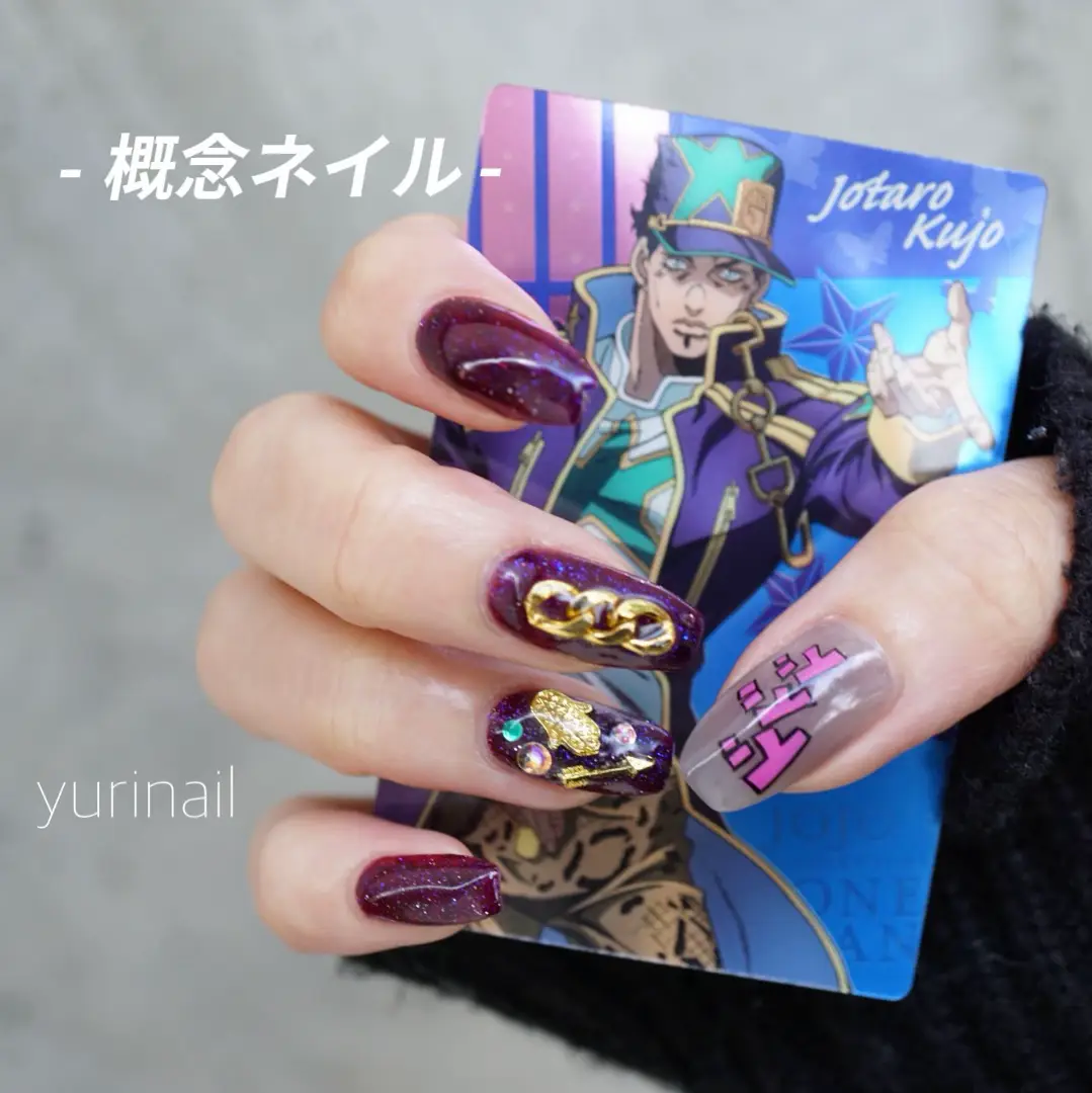 เล็บแนวคิดของ JoJo | แกลเลอรีที่โพสต์โดย ユリジョバ🤡💛 | Lemon8