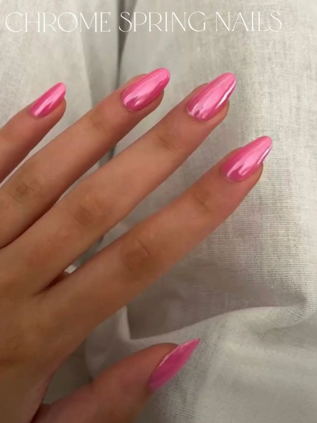 Chrome Spring Nail Ideas 🌸💗💅🏻 | Gallery posted by Nail Inspo 💅🏻 | Lemon8
