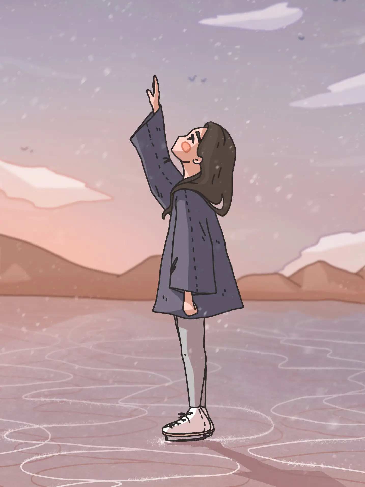 first fall of snow digital drawing 🏻🌨️ | Gallery posted by MySweetChubs ...