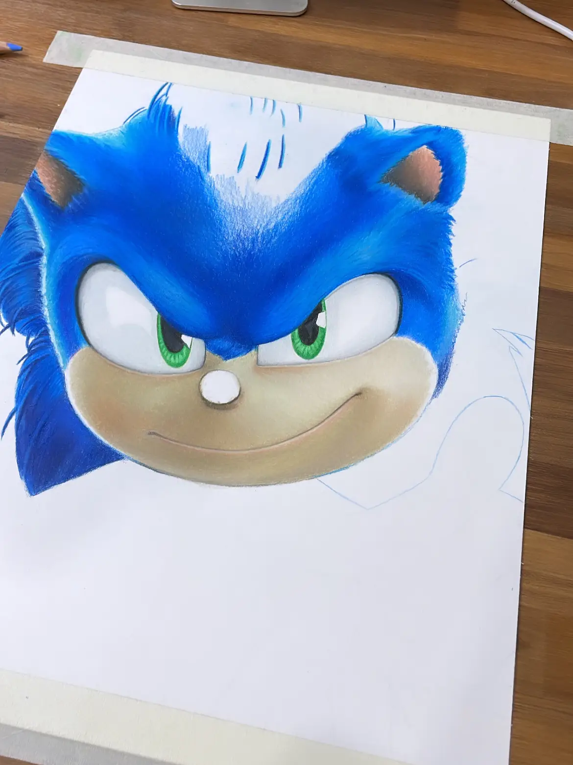 Sonic The Hedgehog Drawings In Pencil