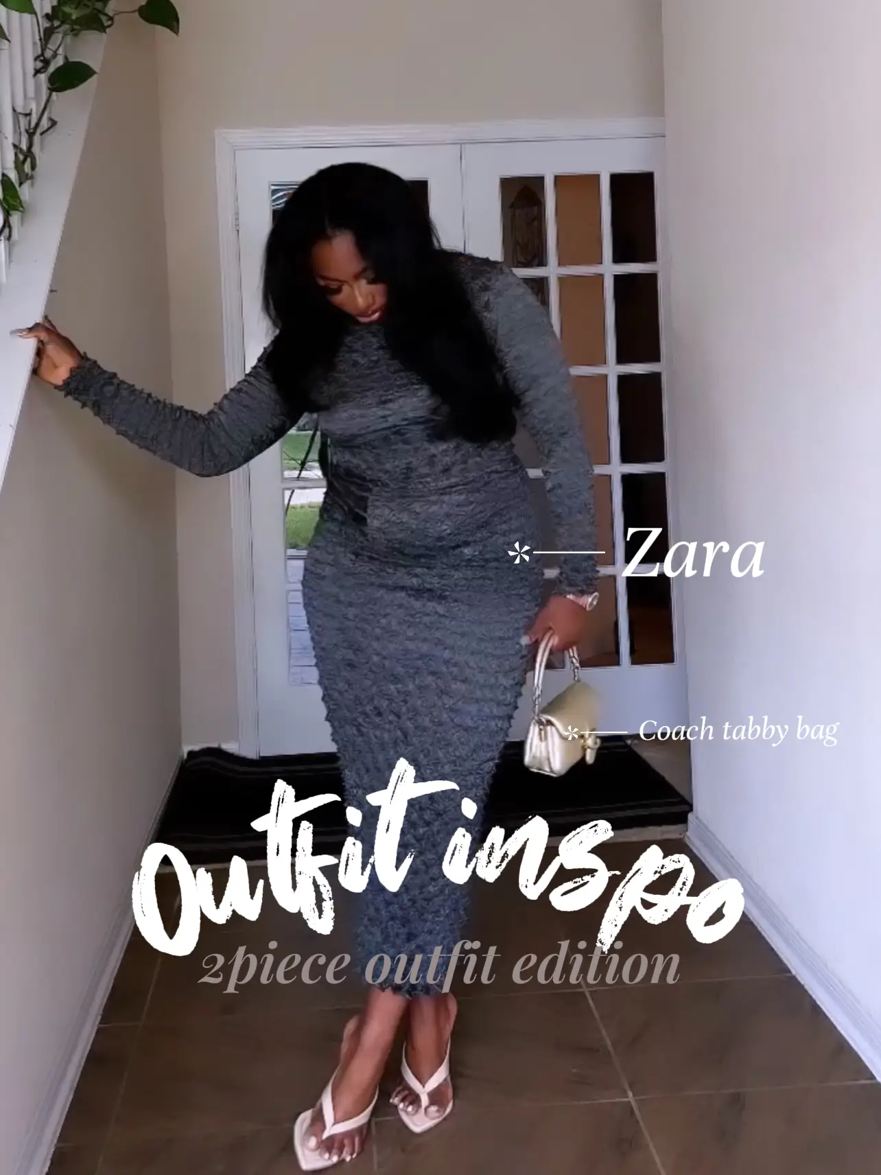 Outfit idea 🤍ft Zara 2 piece set | วิดีโอที่เผยแพร่โดย Mirah David | Lemon8