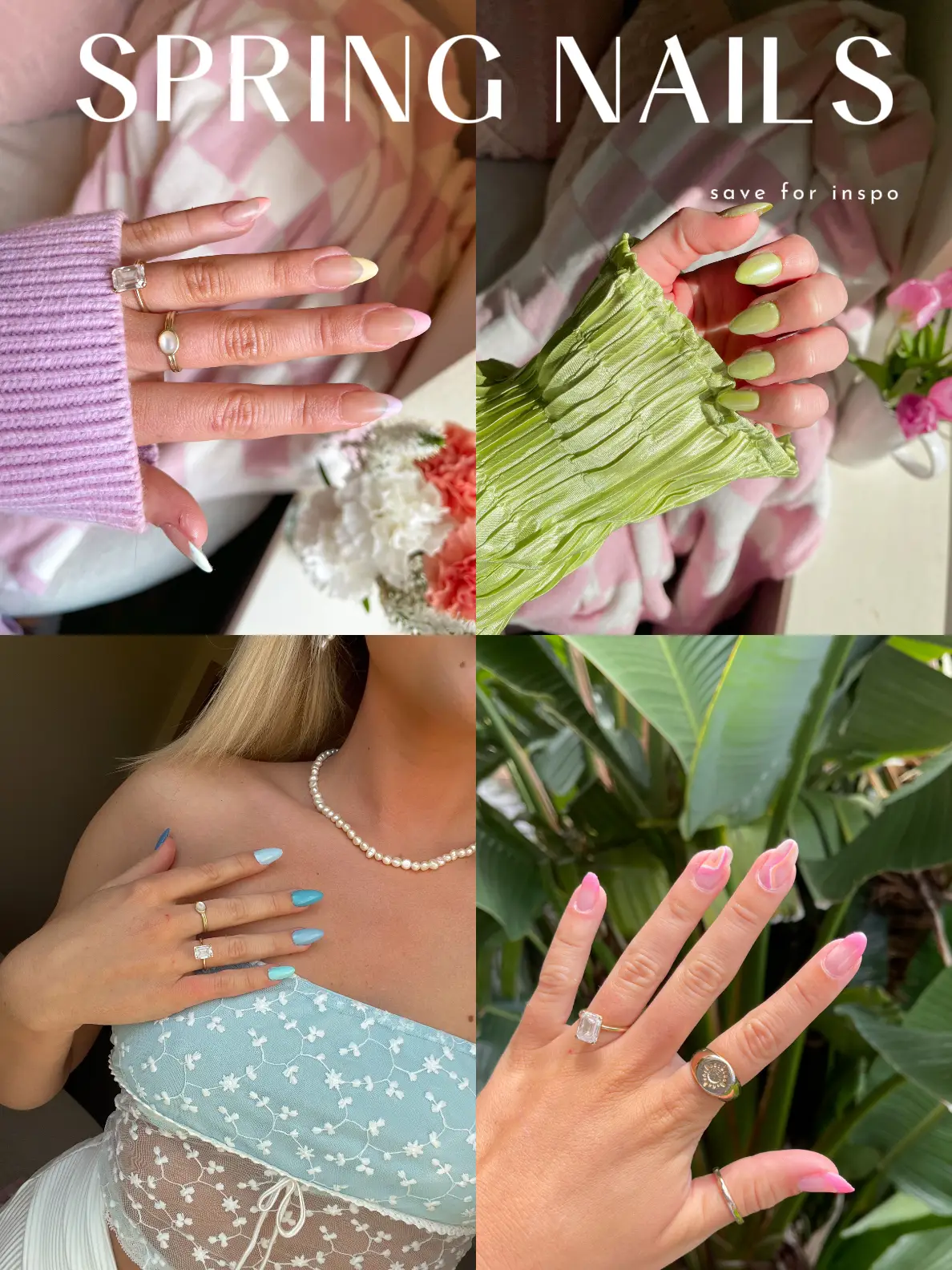 Spring nails inspo 🌷🍋👒🍓 | Gallery posted by Alyssarayelee | Lemon8