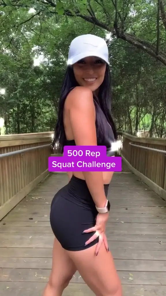 500 Rep Squat Challenge | Video published by Ana | Lemon8