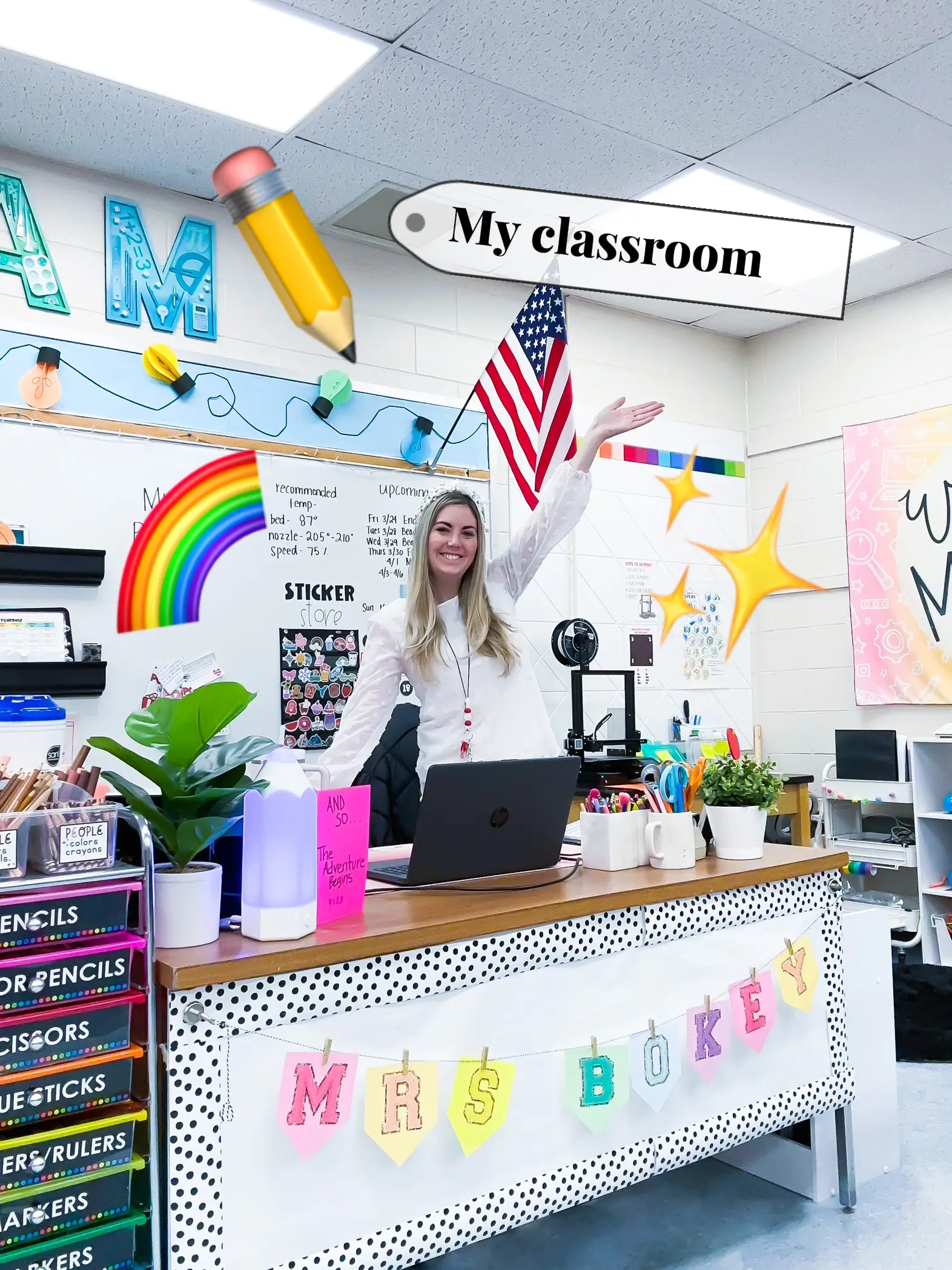 My colorful classroom 🌈 | แกลเลอรีที่โพสต์โดย hipsterartteach | Lemon8