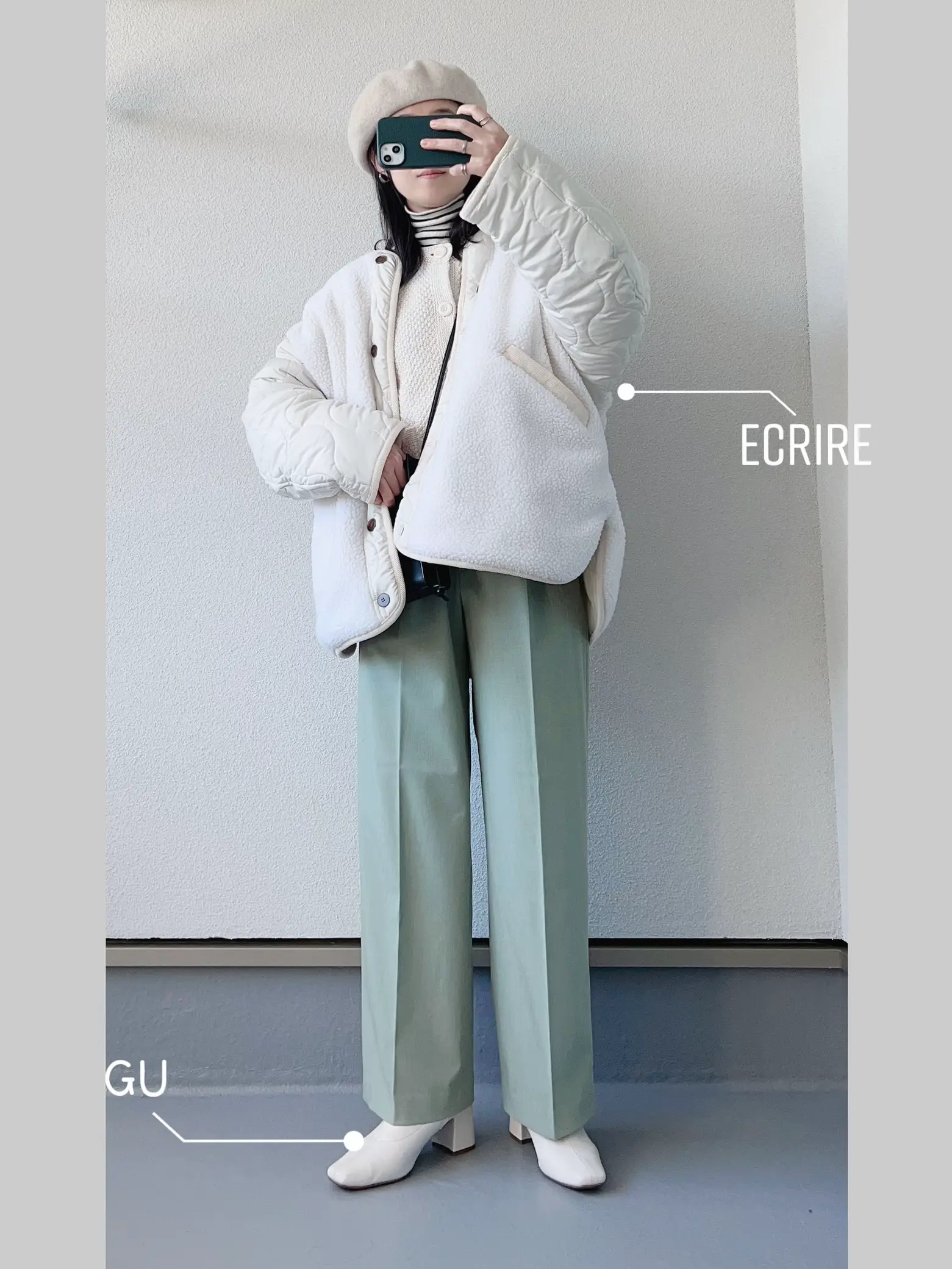 UNIQLO新作 タックワイドパンツの着回しコーデ🌱 | haruが投稿したフォトブック | Lemon8