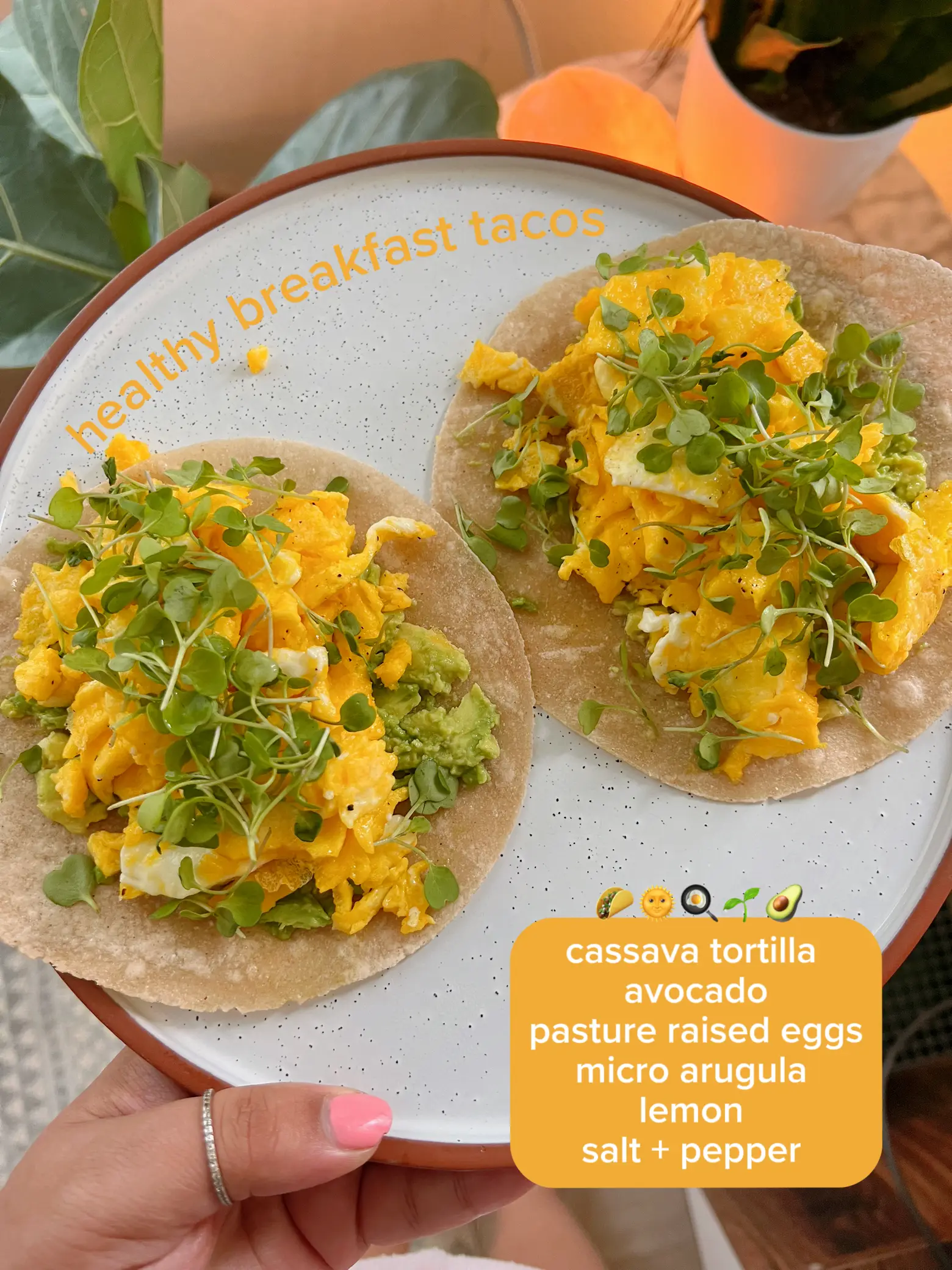 healthy brekkie tacos 🌮🌞🥭🌱🥑 | แกลเลอรีที่โพสต์โดย Armani | Lemon8