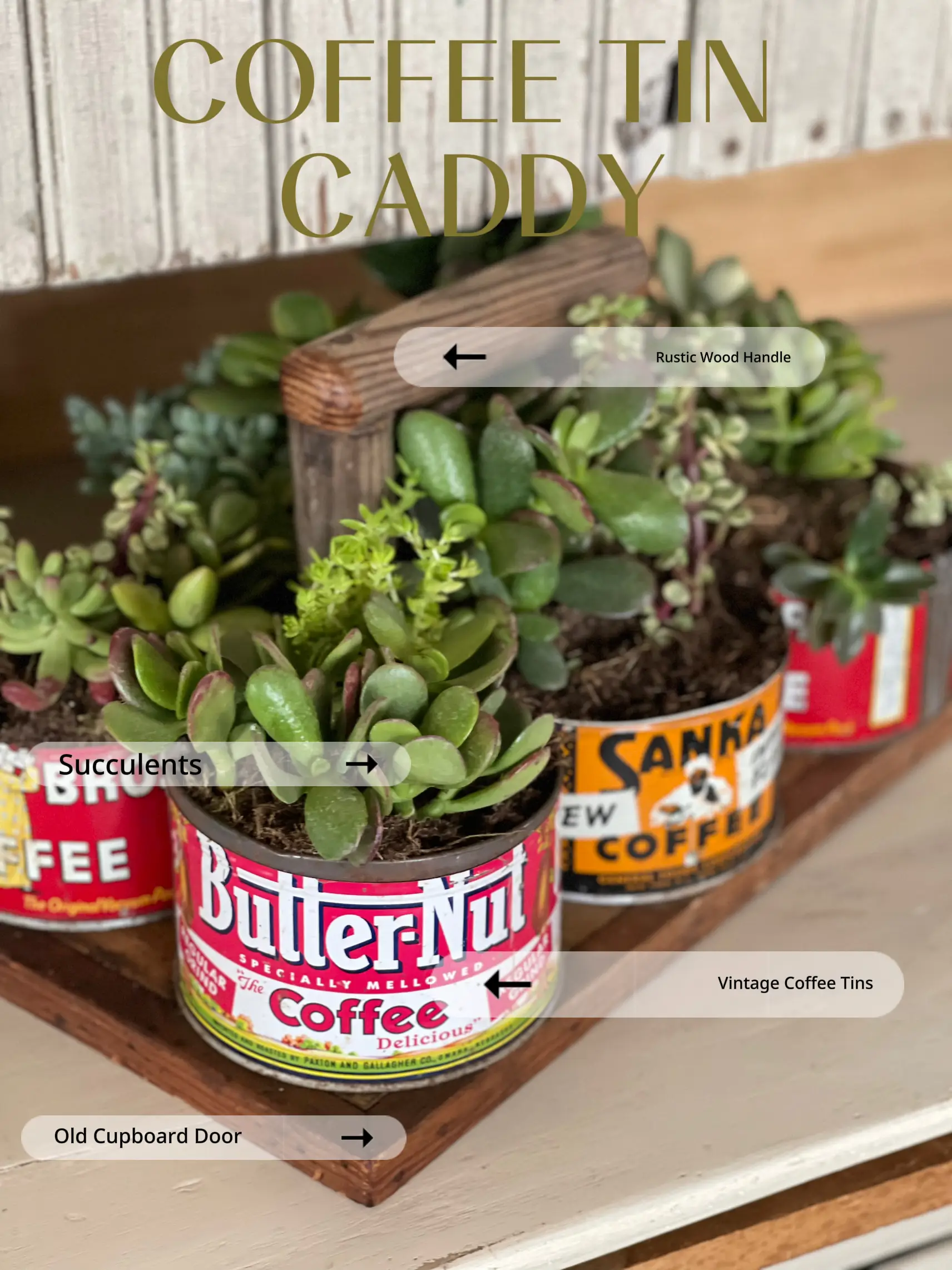 Coffee Tin Caddy | Gallery posted by Barn Again | Lemon8